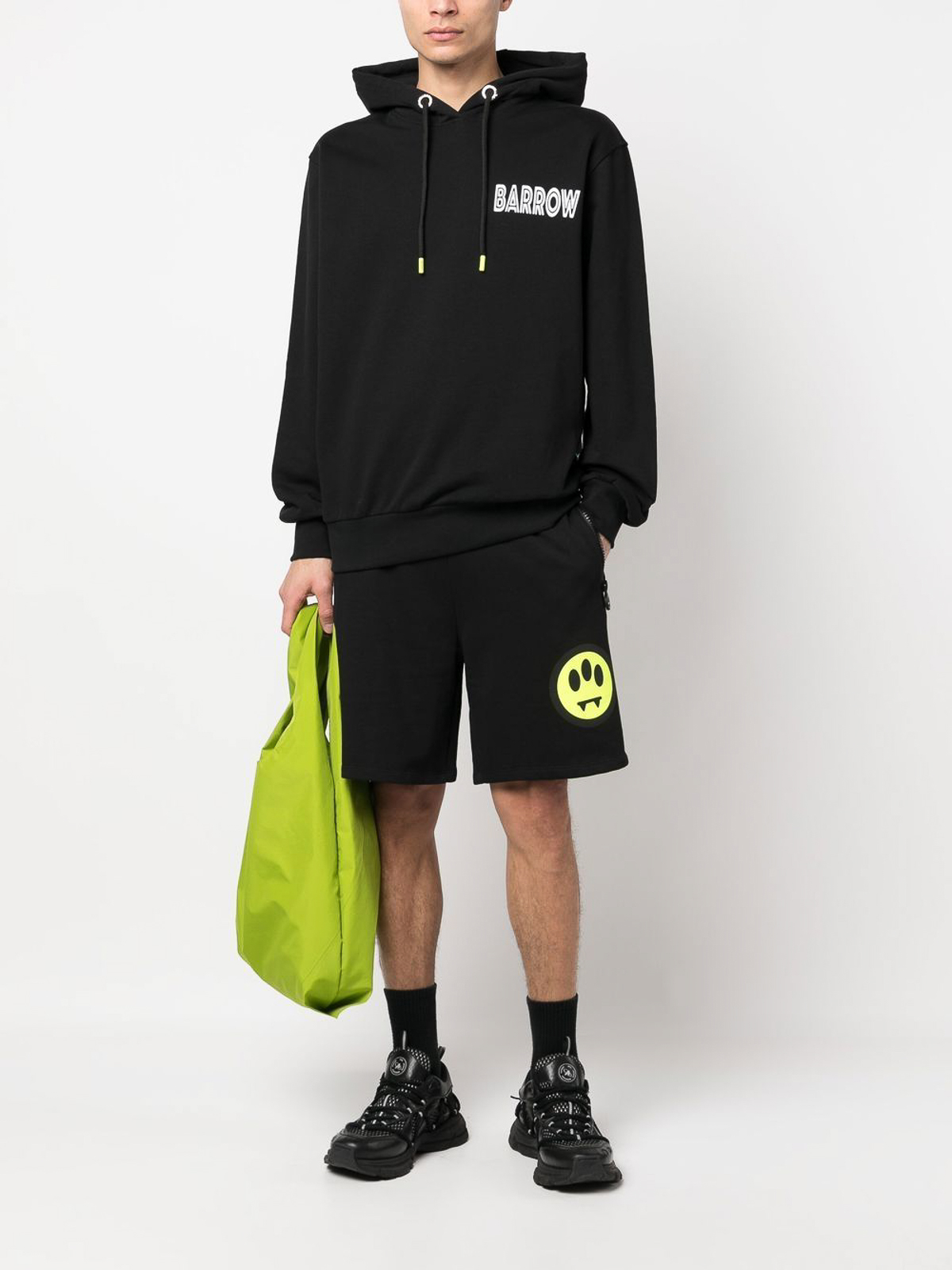 Barrow Logo-print track shorts - Black - Men | 034109110