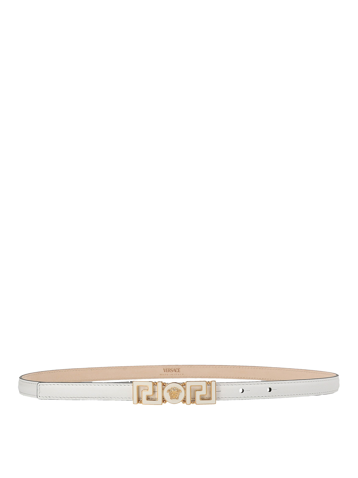 Versace Greca medusa belt - White - Women | 10091251A047911W00V