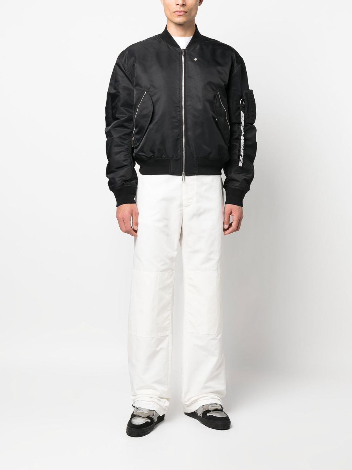 Padded jackets Off-White - Industrial bomber jacket - OMEH043C99FAB0021000