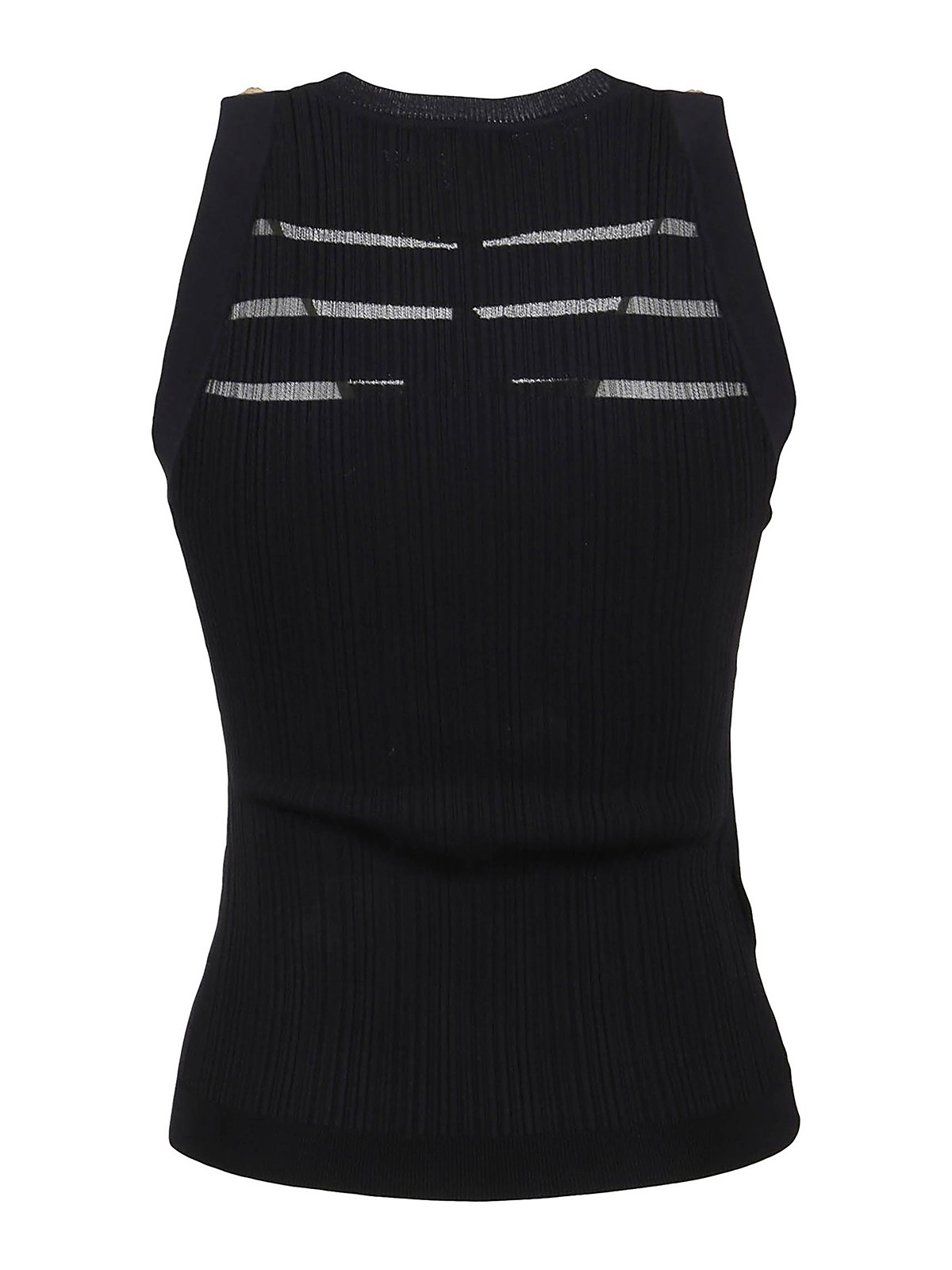 Tops & Tank tops Pinko - Dolomite Cut out detailed Dolomite sheer top ...