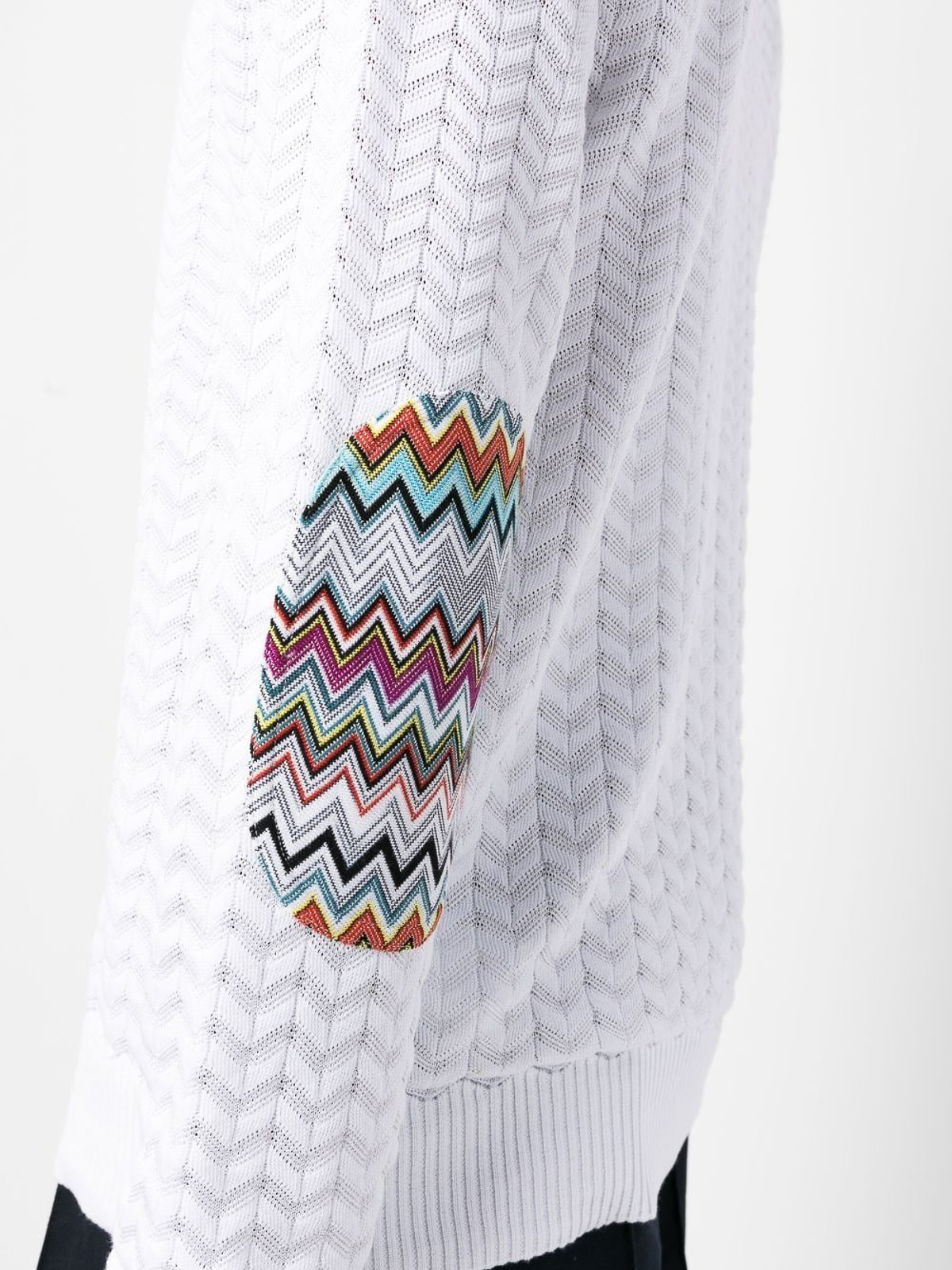 Missoni Elbow-patch jumper - Multicolour | US23SN07BK021TS0177