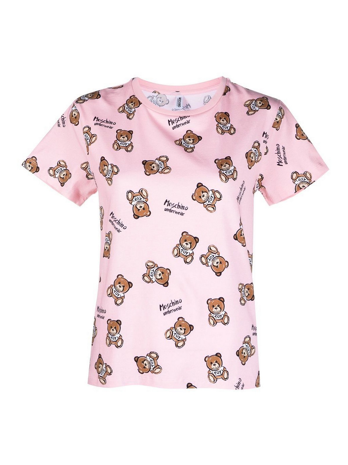 T-shirts Moschino - Teddy bear logo Tee - 070444171227