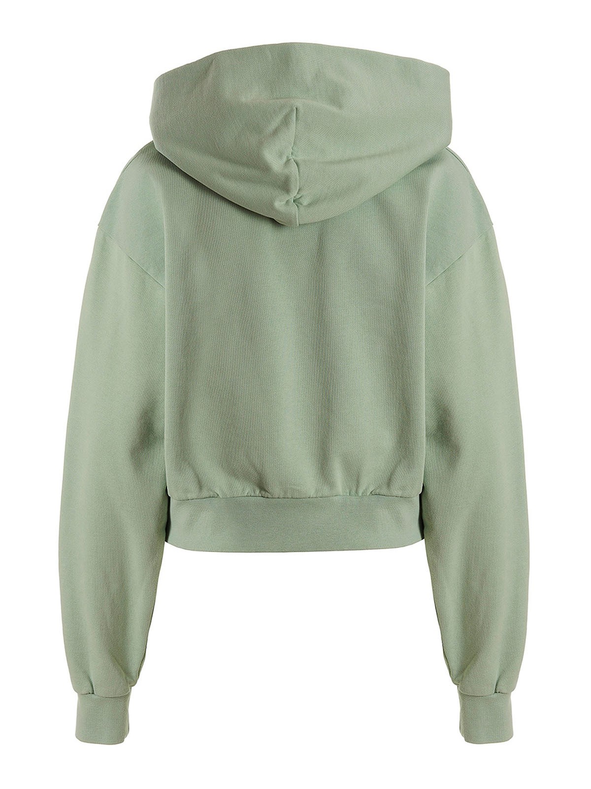 Sweatshirts & Sweaters J.W. Anderson - Care label cropped hoodie ...
