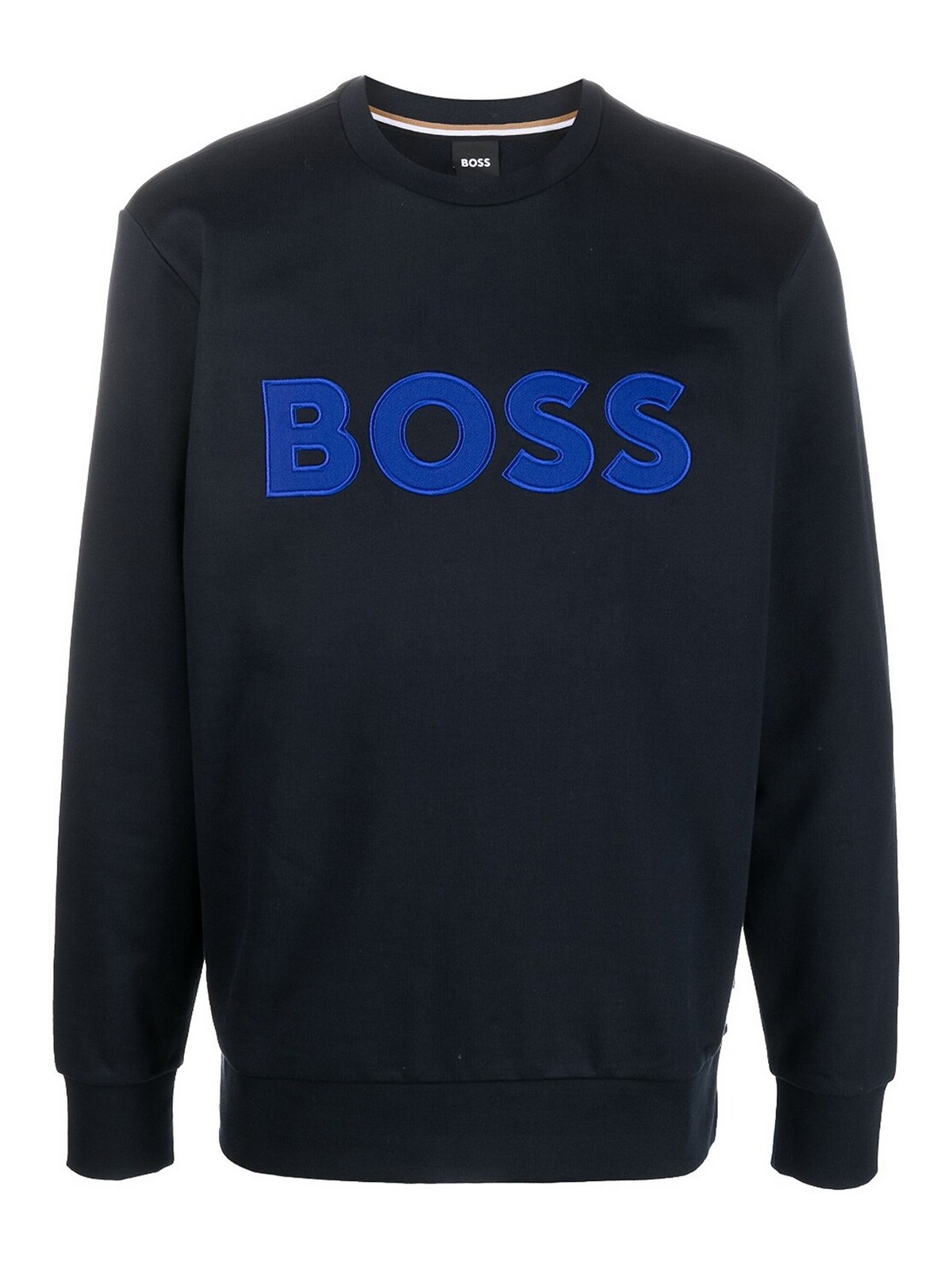Hugo Boss Logo patch sweatshirt Blue Men 50489229STADLER84404