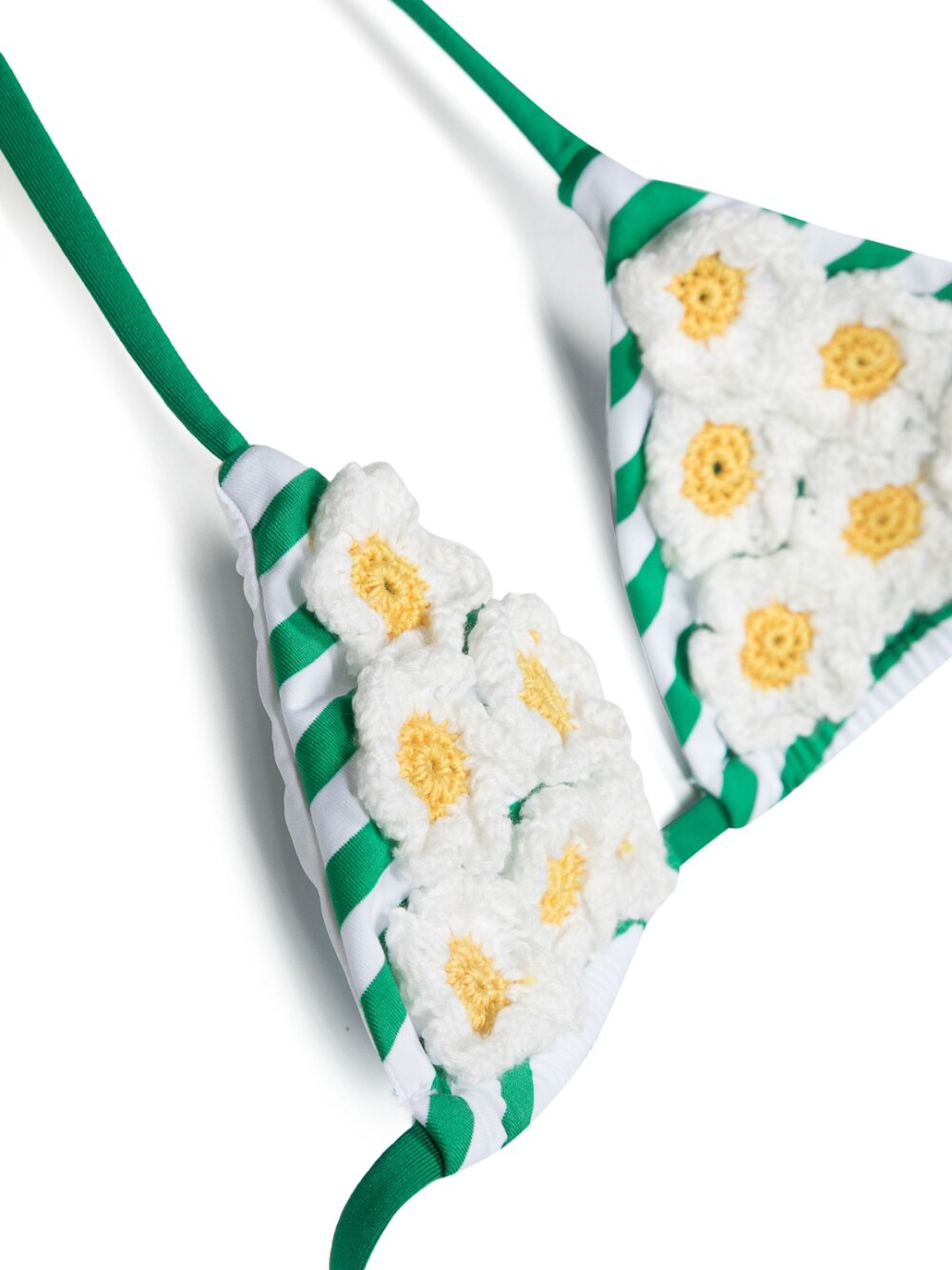 Mc2 Saint Barth Daisy-patch striped bikini | HOL000100084DLIN57