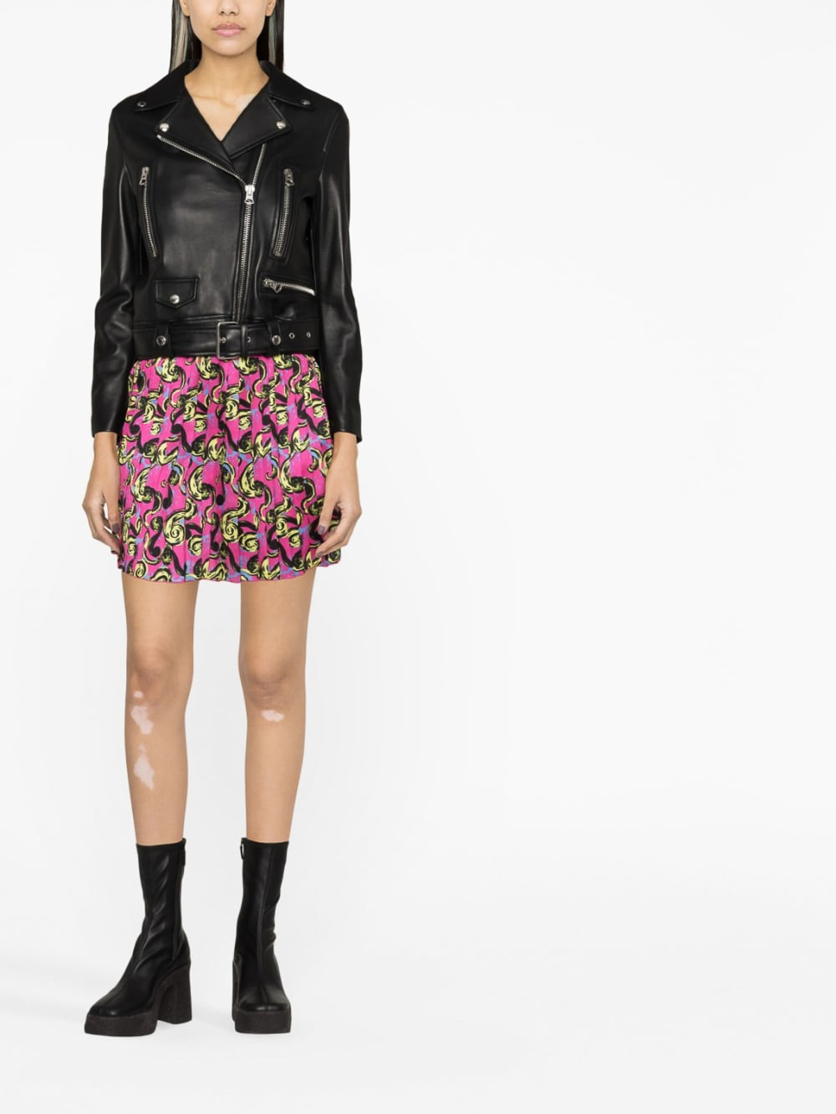 Miniröcke Versace Jeans Couture - Minirock - Lila - 74HAE820NS223406
