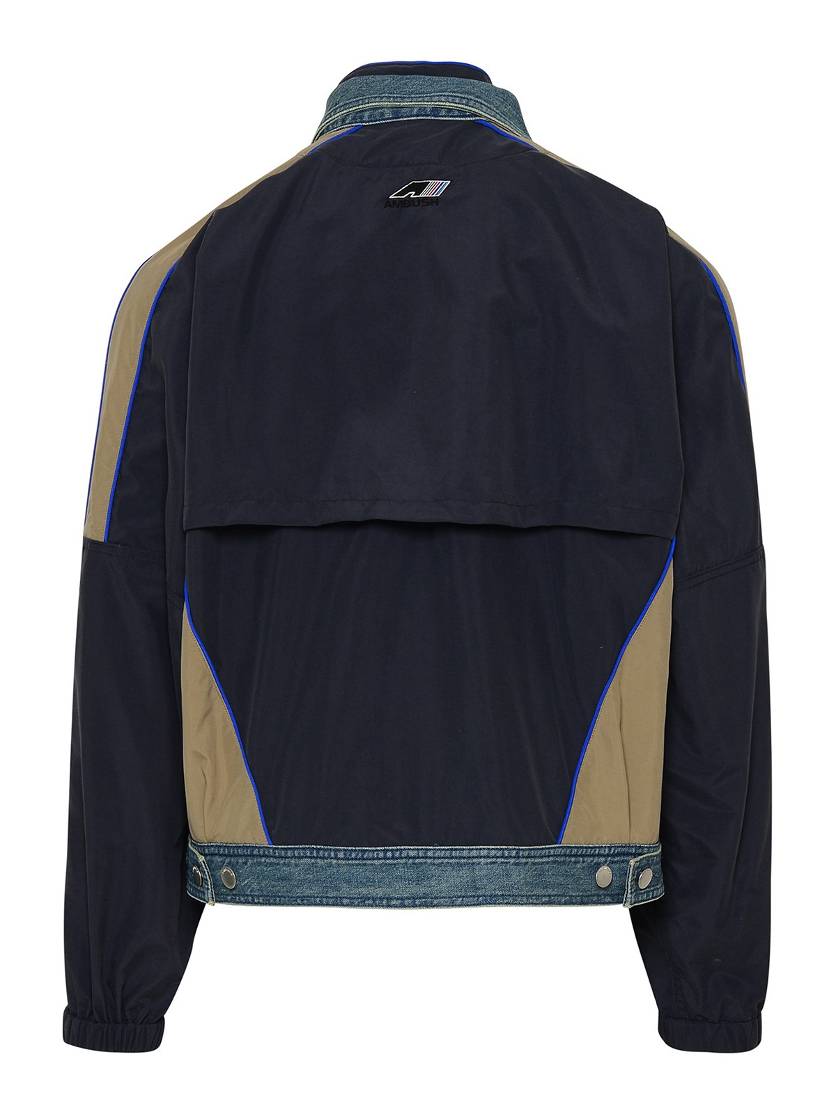 Blazers Ambush - Blue cotton blend jacket - BMYE017S23DEN0014900