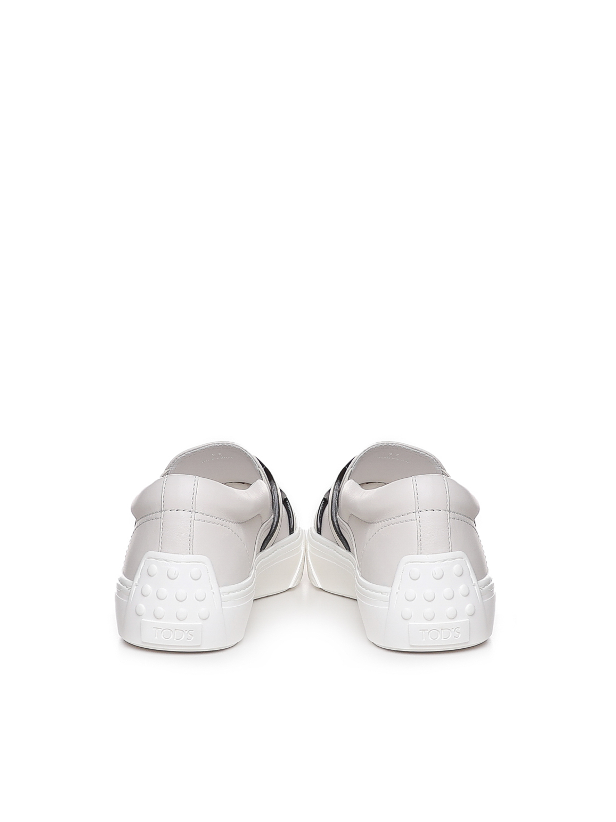 Tod's Kate slip-ons in leather - White - Women | XXW03E0GV80MIDB015