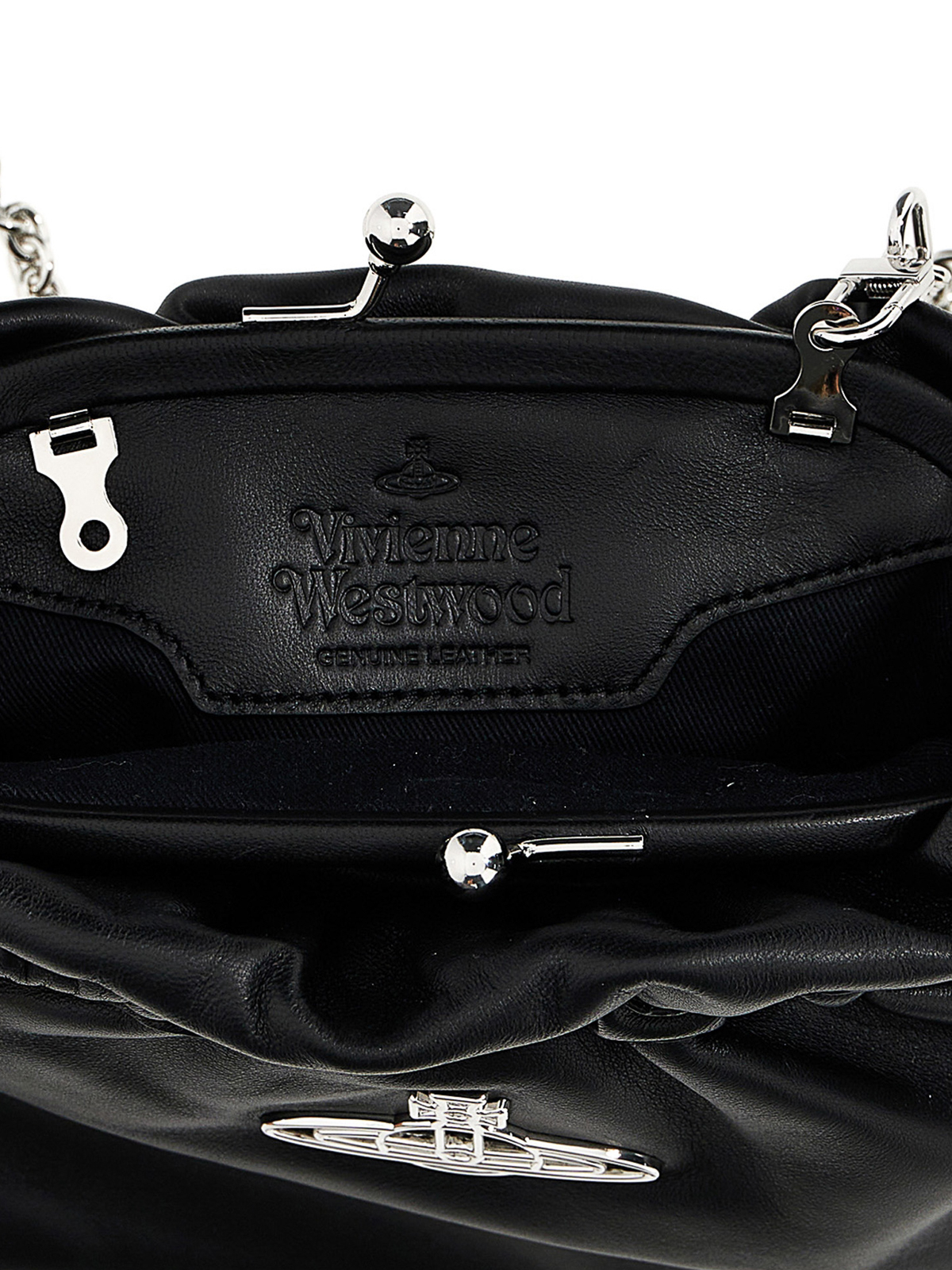 Vivienne Westwood eva small clutch - Black | 4402009AL001LPFN403