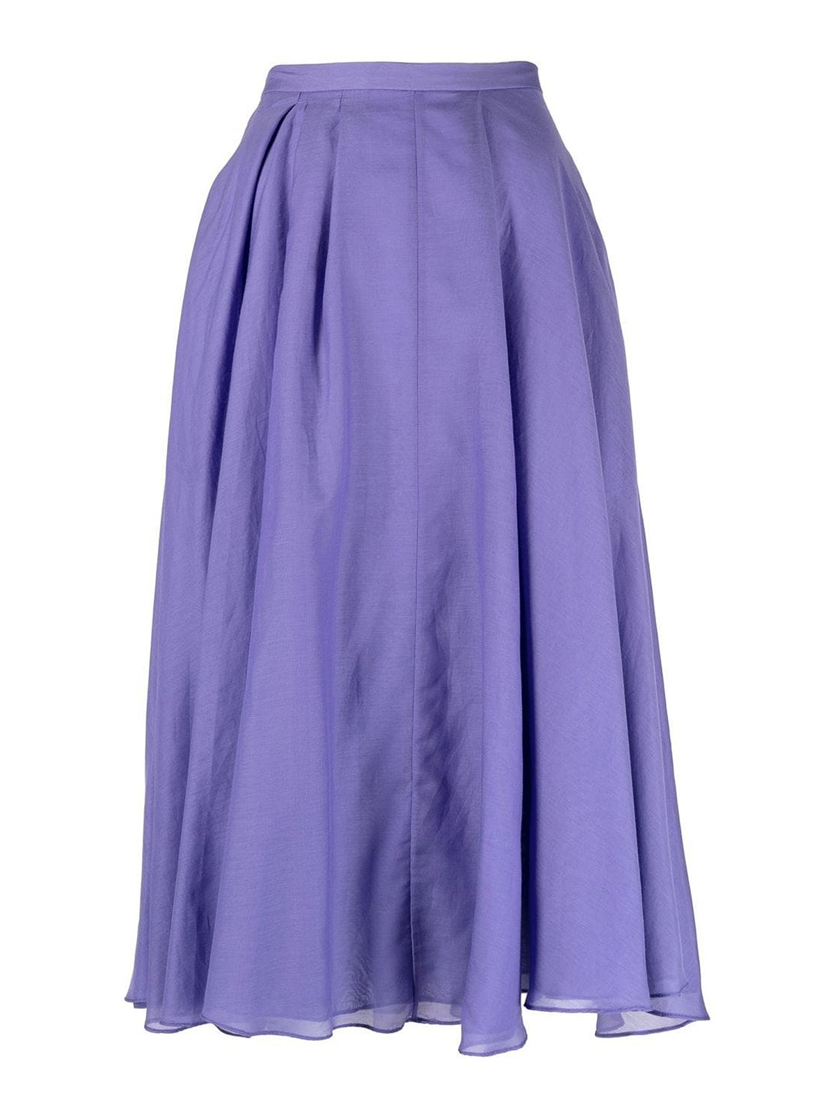 Rochas Round skirt - Dark Purple - Women | ROPW35053ARW124505
