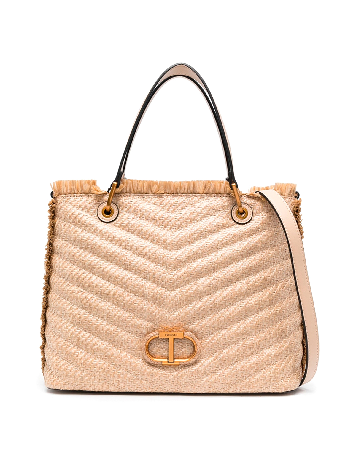 Twinset Tote bag - Light Yellow - Women | 231TD833000193