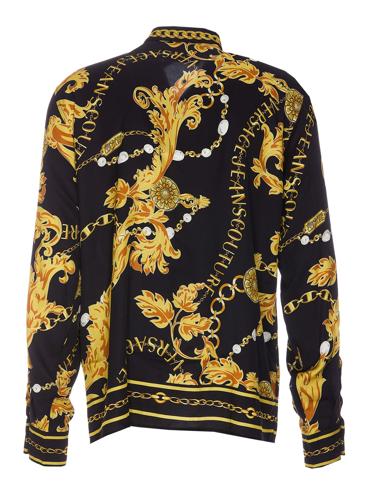 Versace Jeans Couture Chain couture print shirt | 75GAL2RCNS315G89