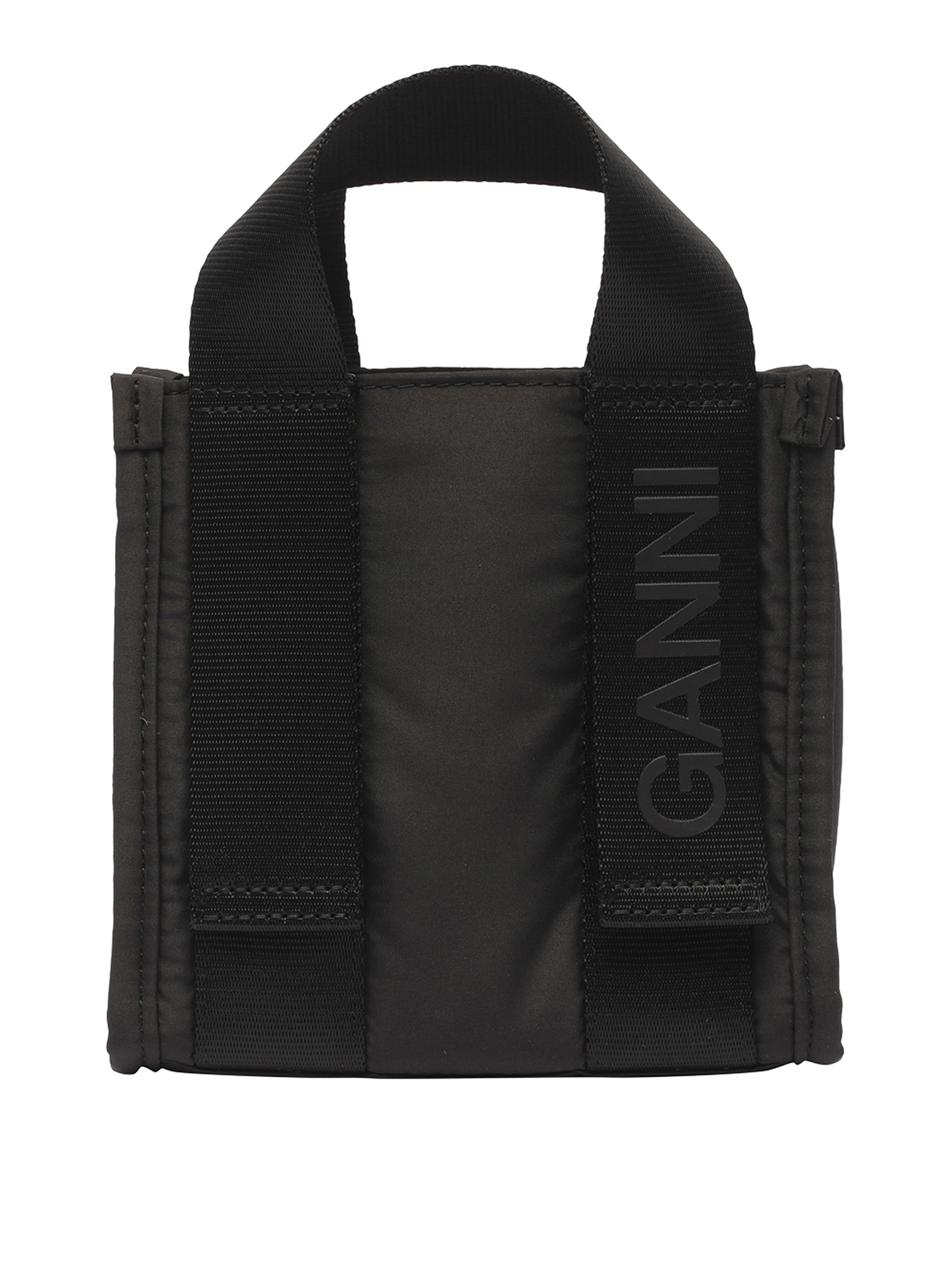 Ganni Recycled tech mini tote - Black - Women | A4920099