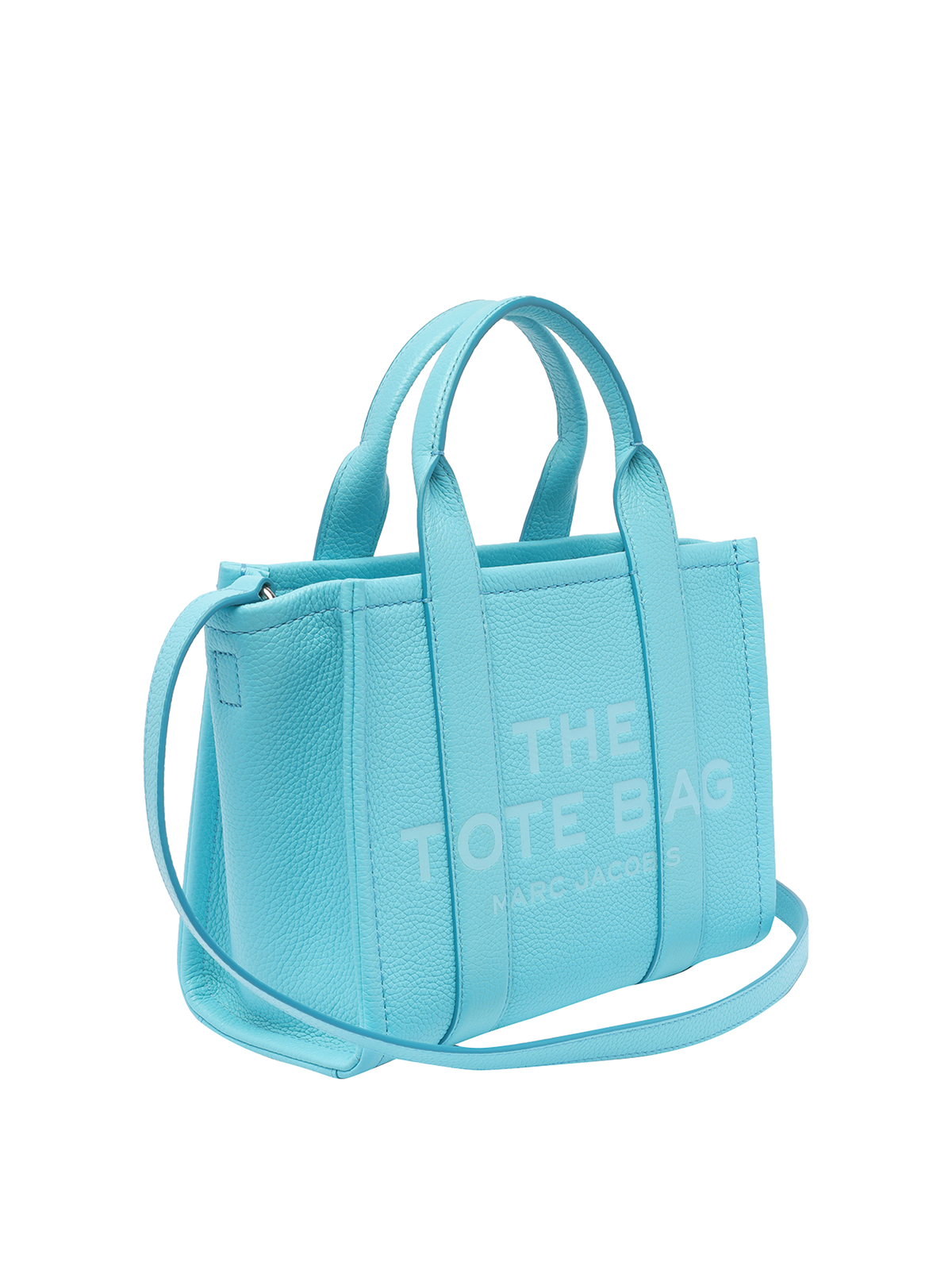 Marc Jacobs The leather small tote bag - Blue | H009L01SP21444