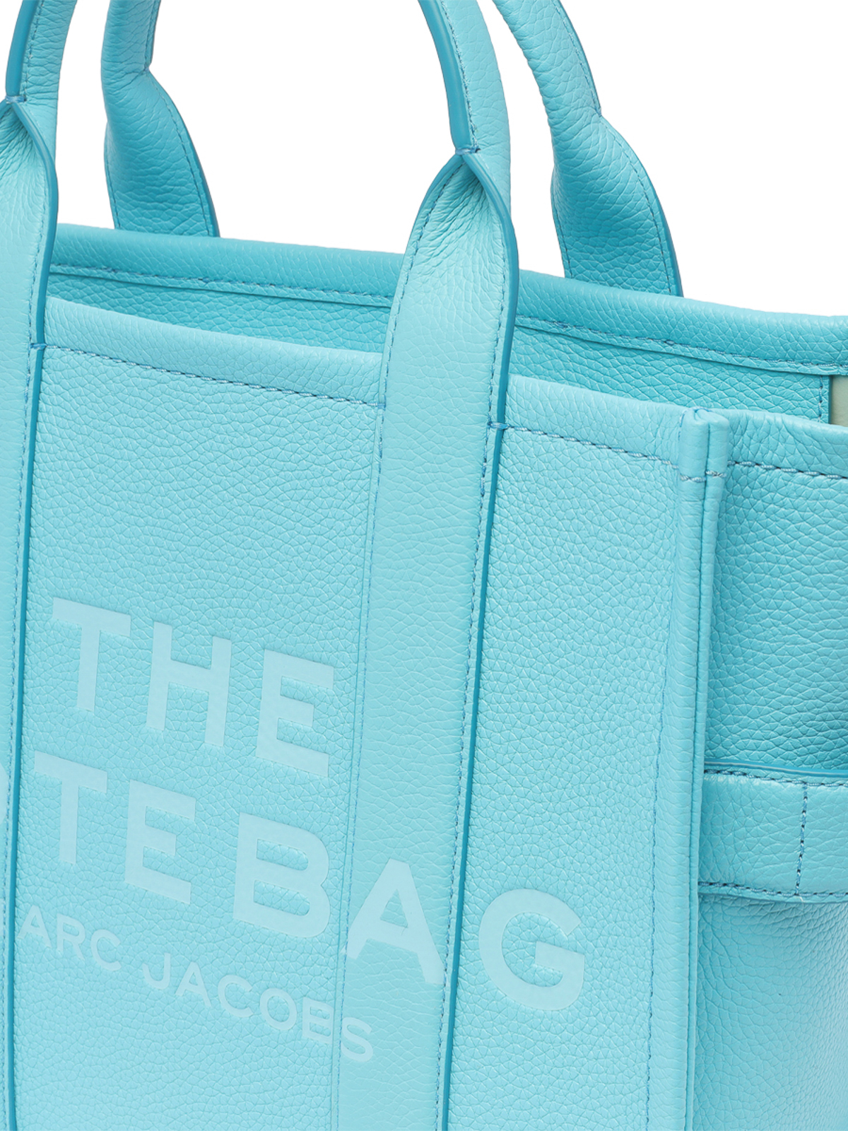 Marc Jacobs The leather small tote bag - Blue | H009L01SP21444