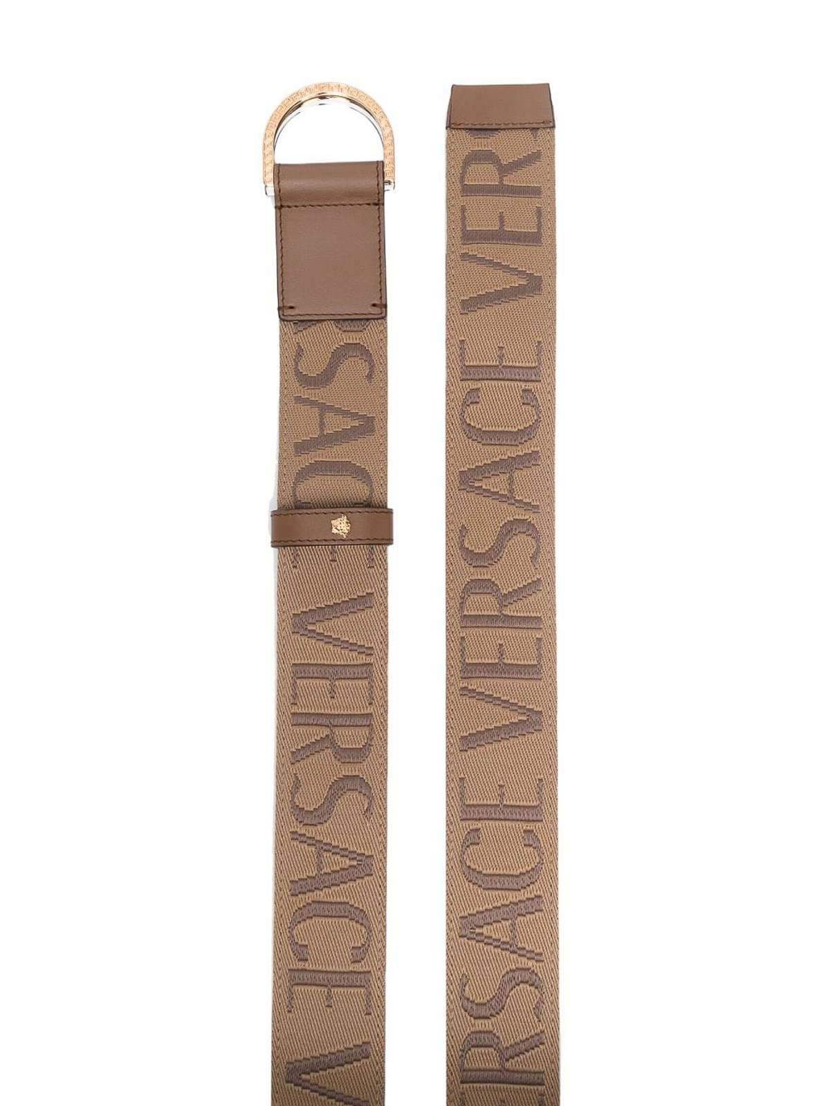 Versace Logo-print reversible belt - Brown | 10098511A068852N24O