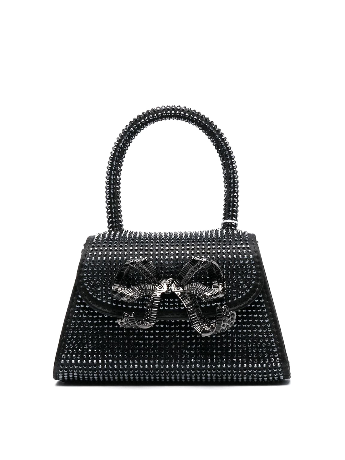 Self Portrait Micro bow bag - Black - Women | PF23307BBLK