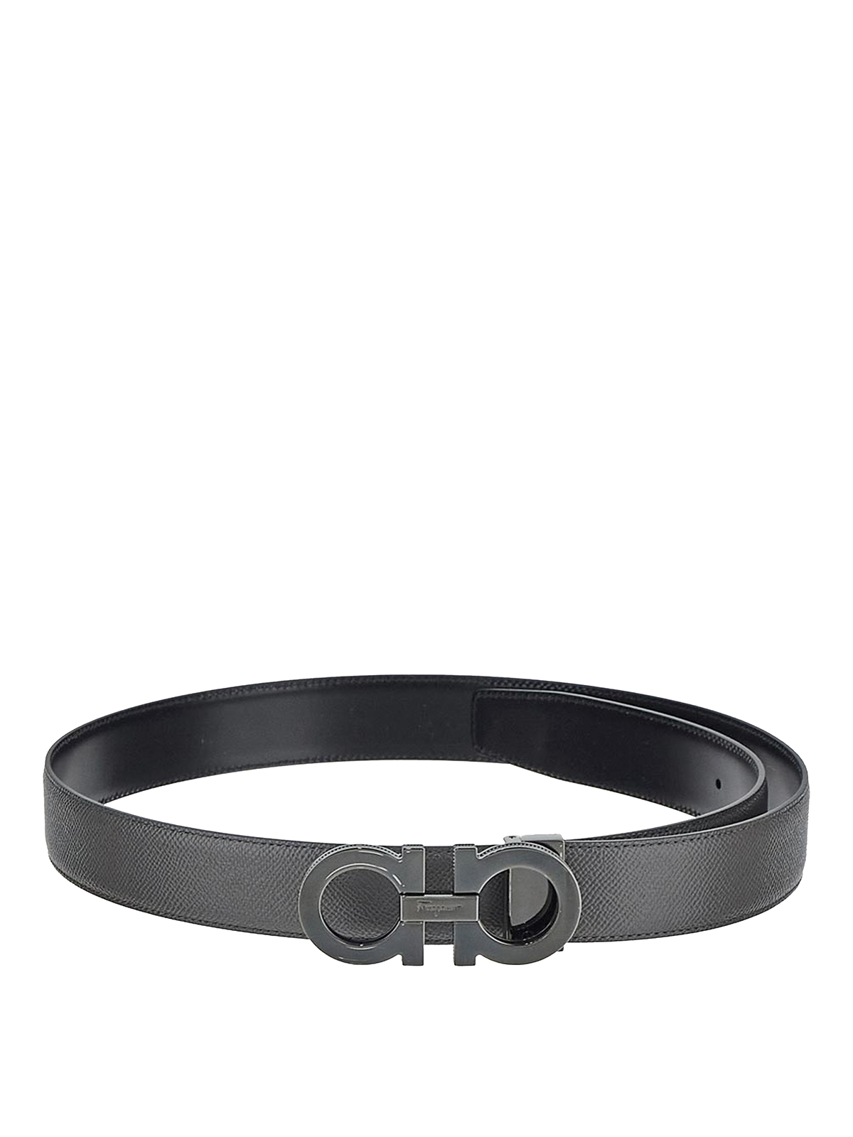 Belts Salvatore Ferragamo - Belt - 67A166764202DARKGREYNERO