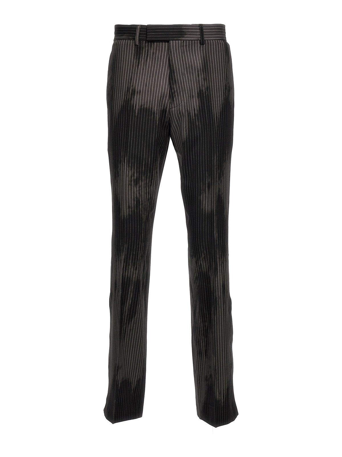 Amiri sun faded pinstripe flare pants - Black - Men | SS23MAW040001