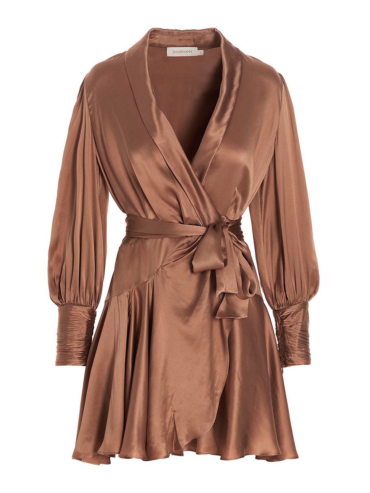 Knee length skirts & Midi Zimmermann - Silk minidress - 8067DRHIGBISCUIT