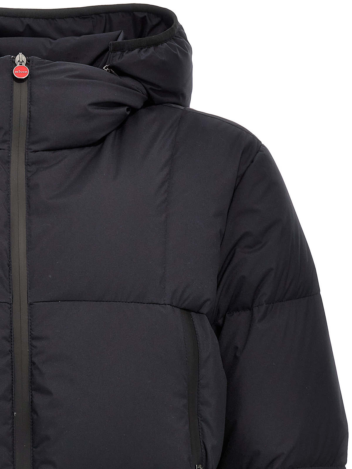 Kiton Hooded puffer jacket - Blue - Men | UW1532YC403002