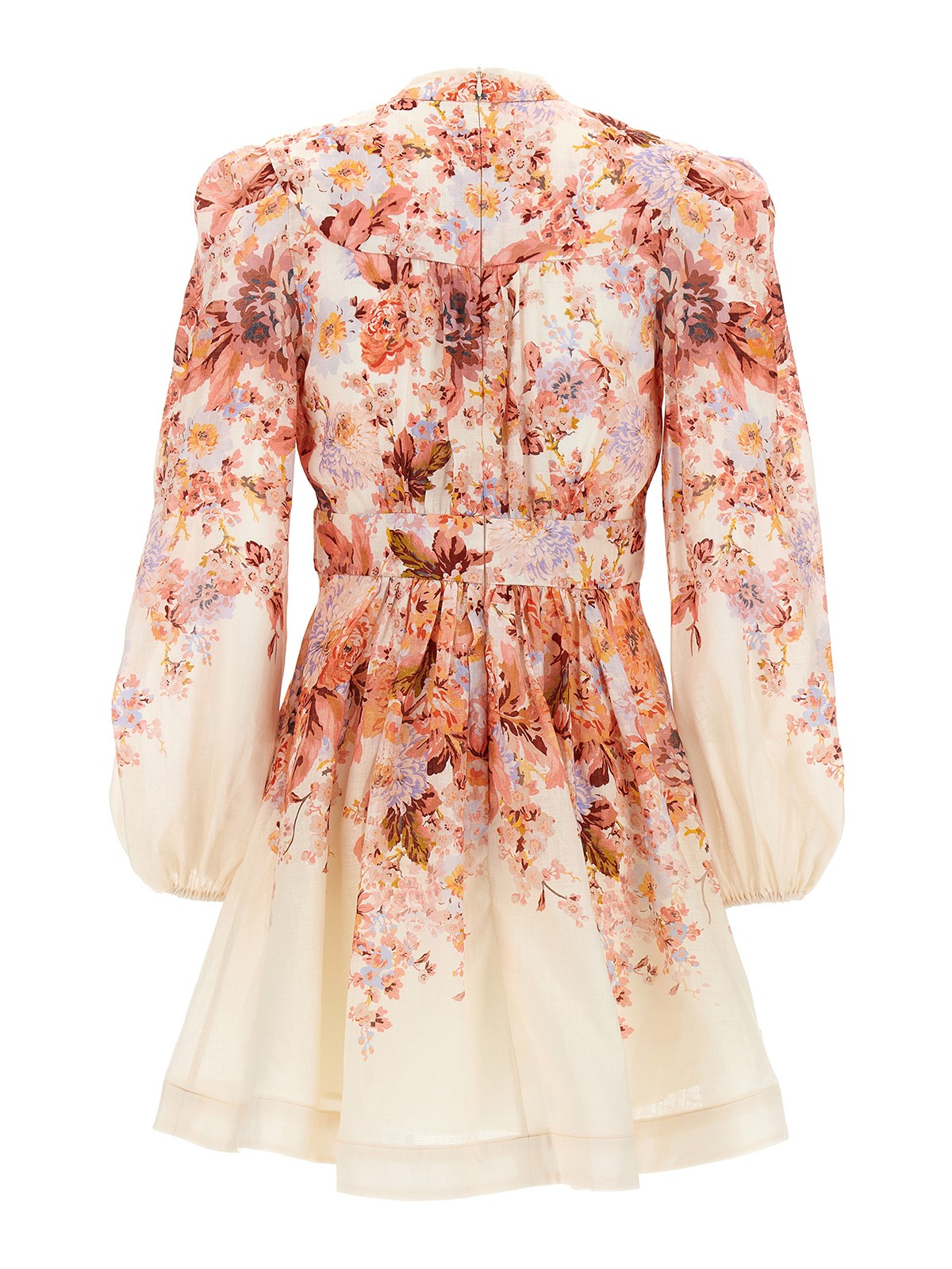 Knee length dresses Zimmermann - devi dress - 7043DSS231CREAMFLORAL