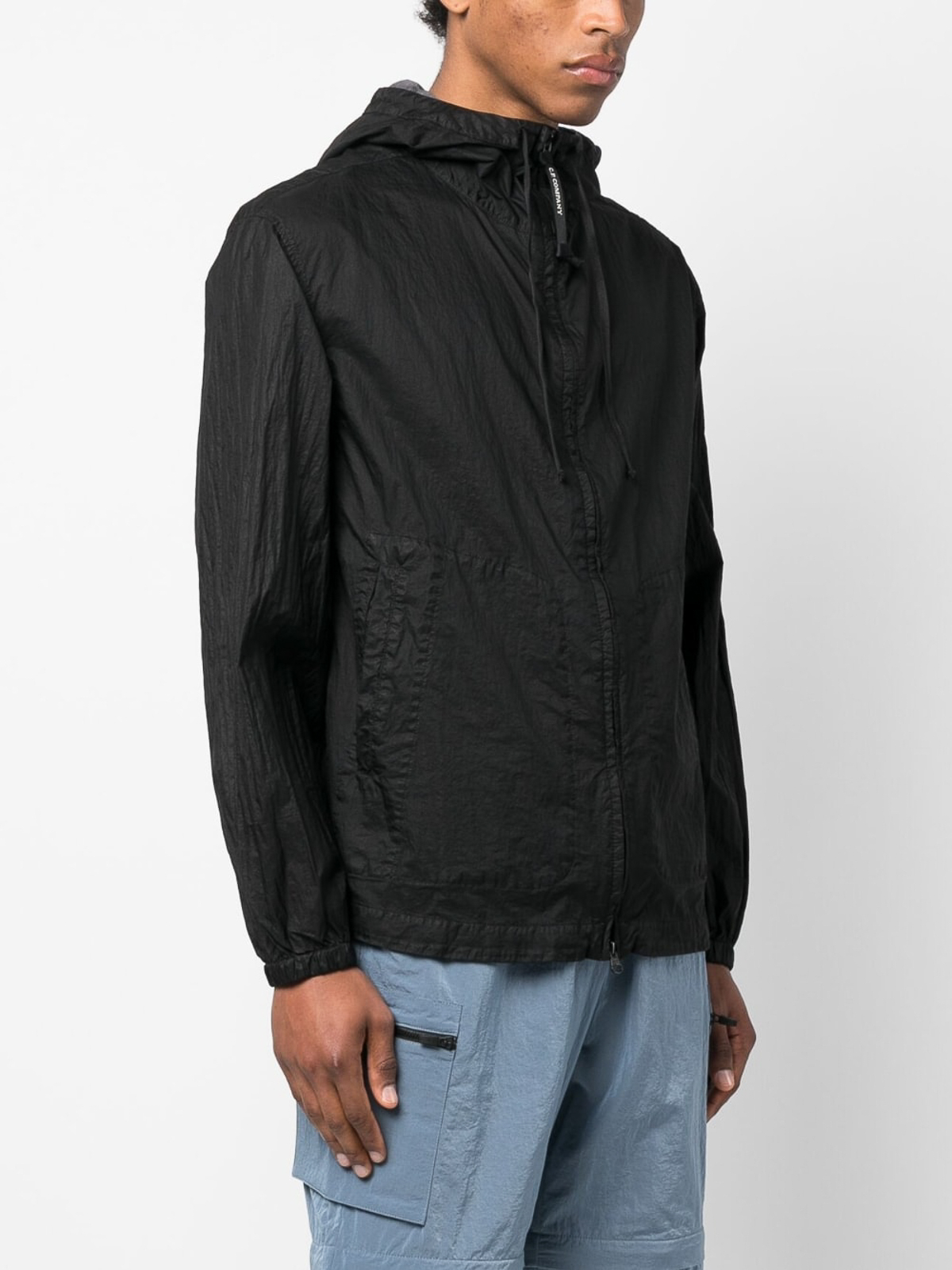 C.P. Company Light microweave laminated hooded jacket | 14CMOS285A006506G999