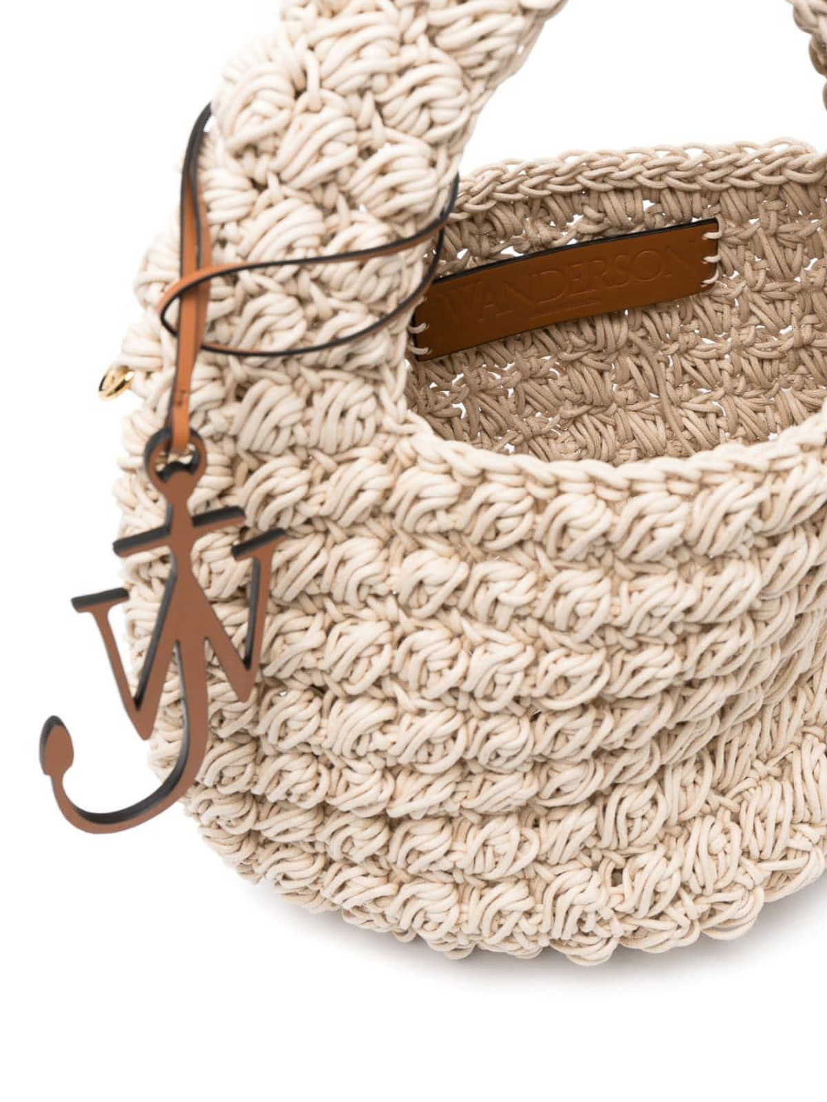 Cross body bags J.W. Anderson - Large Popcorn Tote Bag in Off-White ...