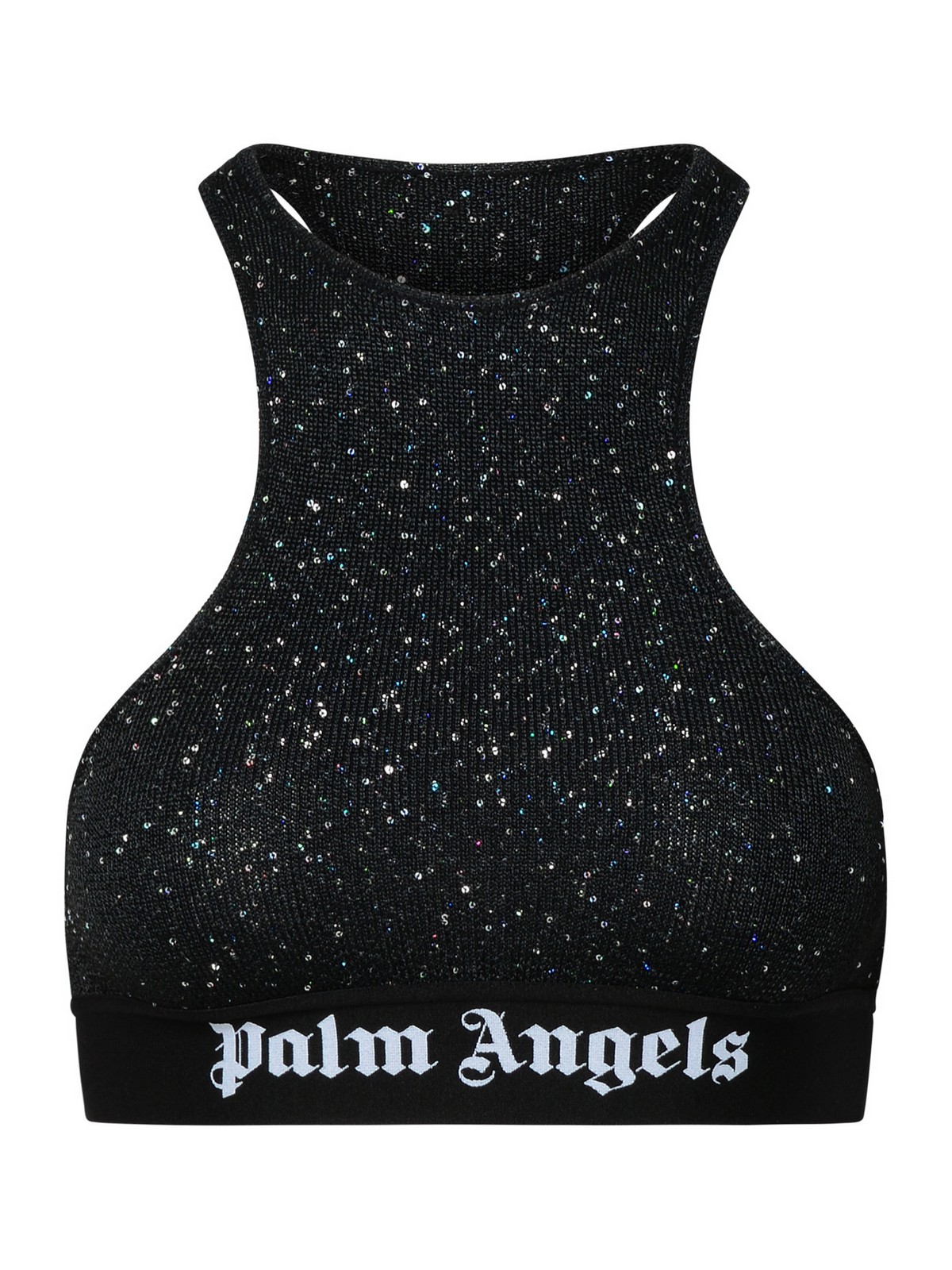 Tops und Tank Tops Palm Angels - Top - Schwarz - PWHT001E23KNI0011001