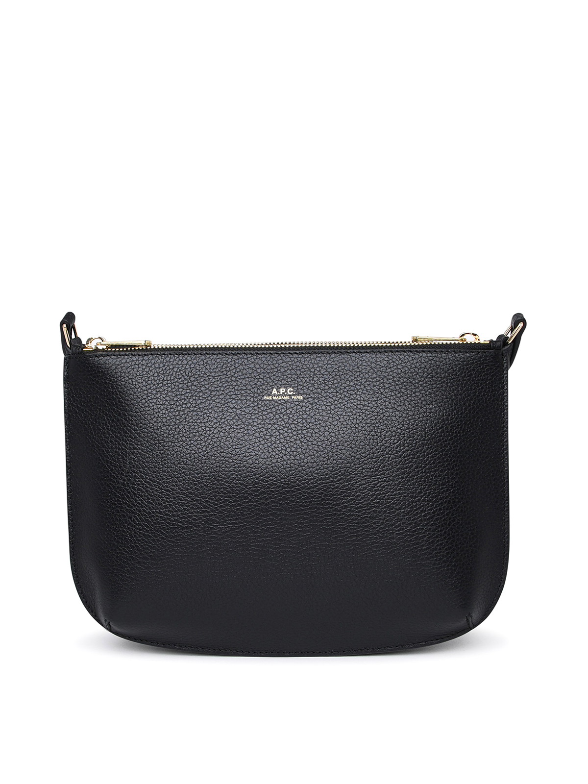 A.P.C. Sarah bag in black leather - Black - Women | PXBLHF61404LZZ