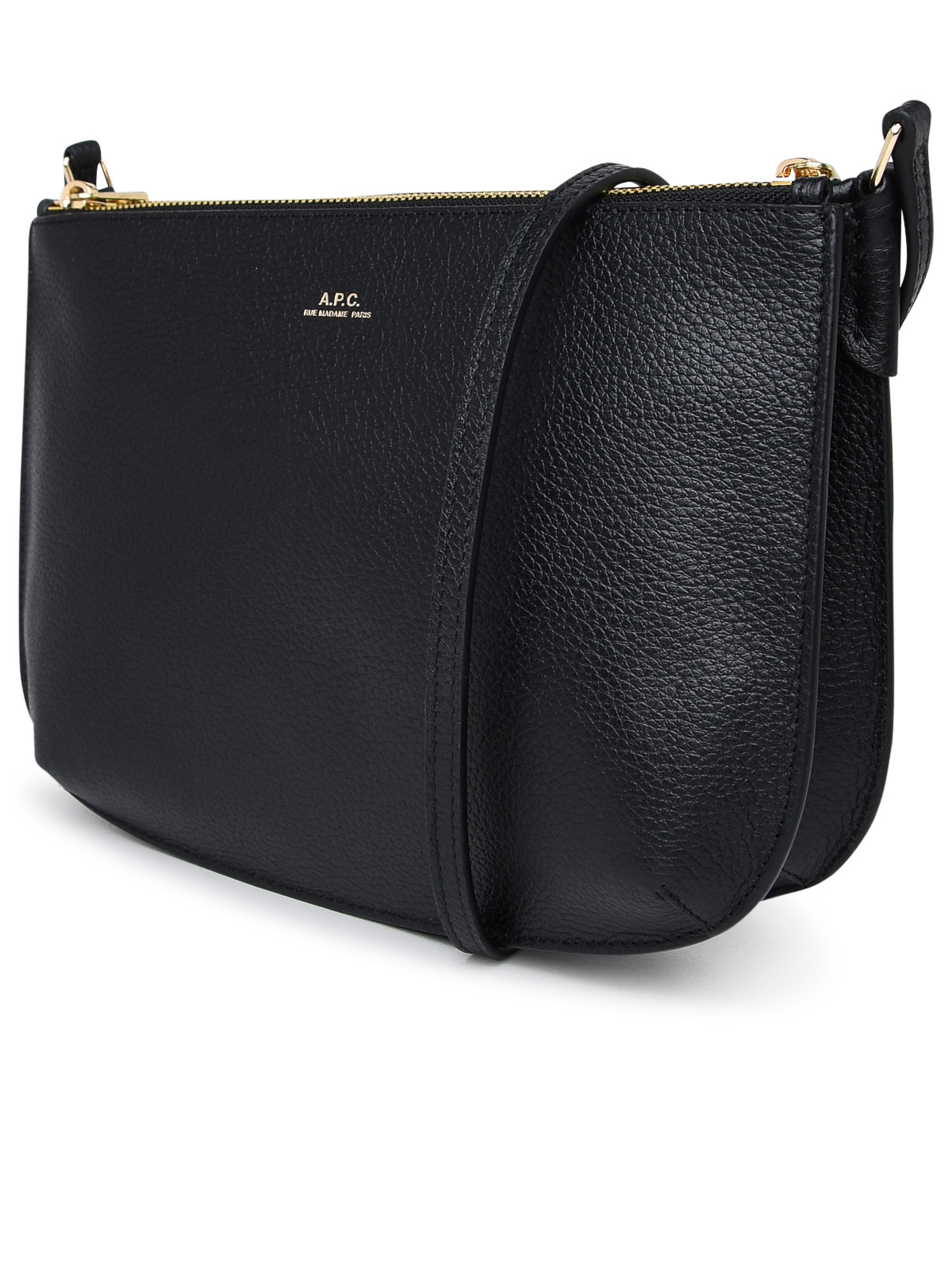 A.P.C. Sarah bag in black leather - Black - Women | PXBLHF61404LZZ