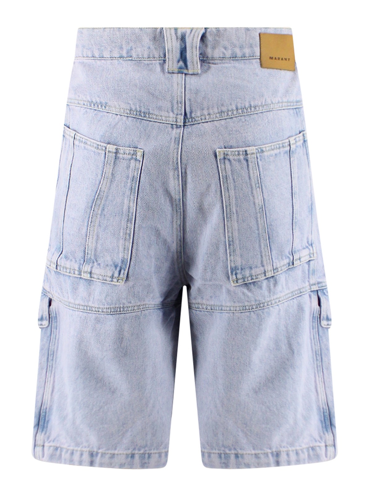 Isabel Marant Oversize denim bermuda shorts|SH0045HAA1H30H86LC