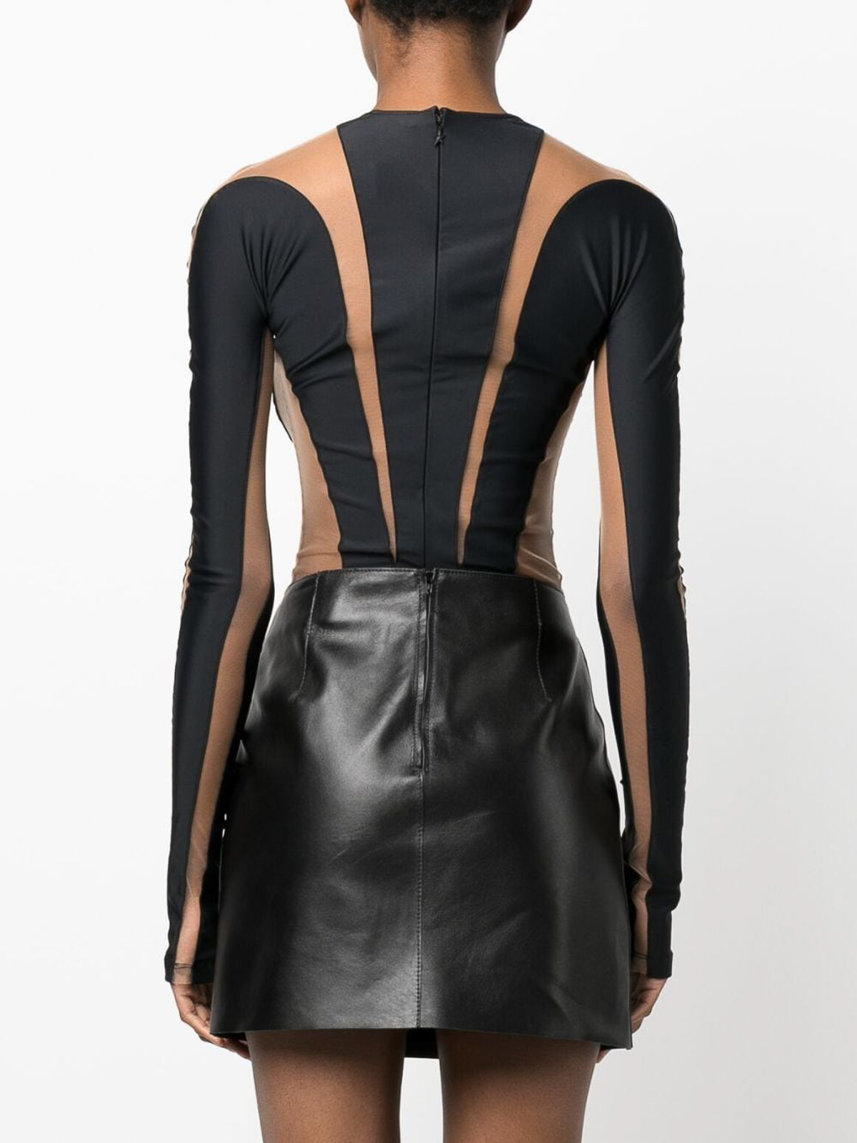 Mugler Top - Schwarz - Schwarz - Damen | 23S1BO015684219991