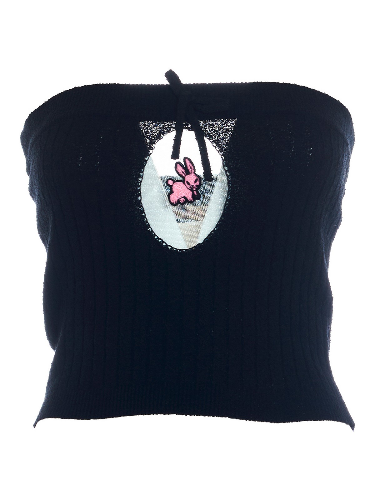 Tops & Tank tops Cormio - Terry tube top with hand embroidery ...