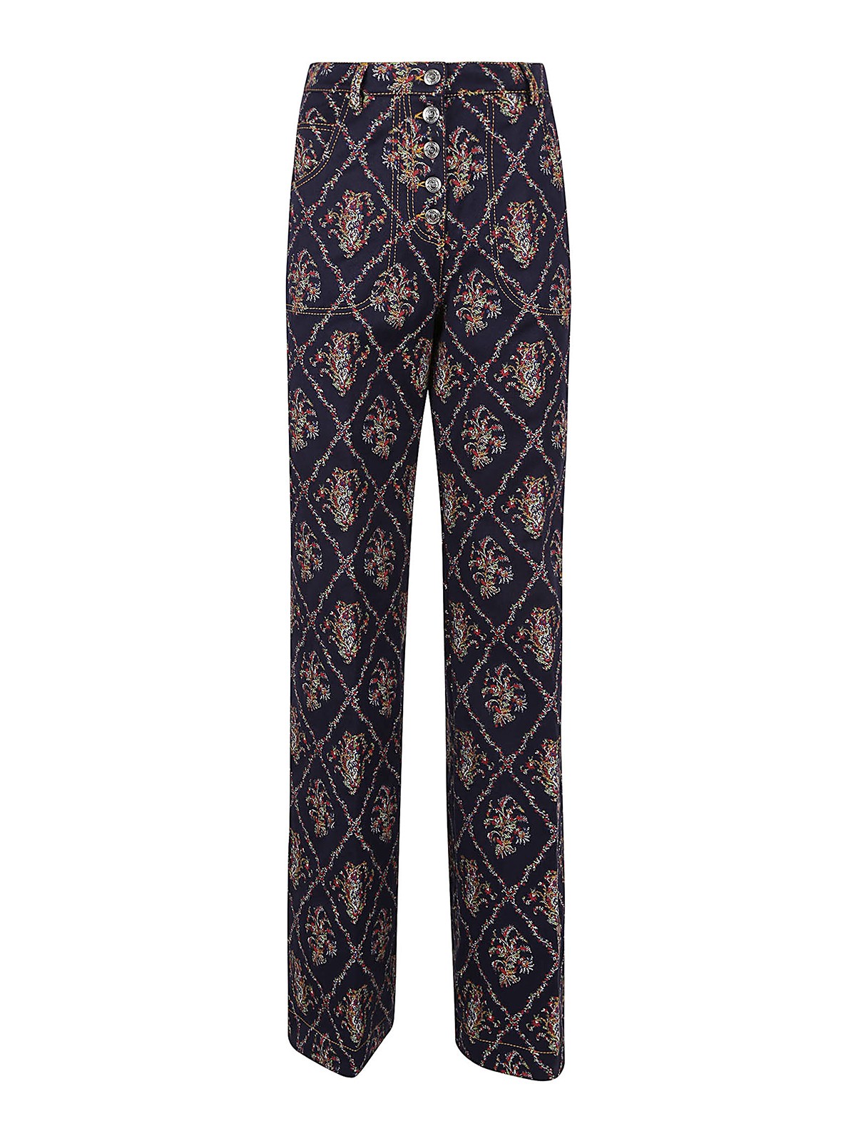 Etro Pants - Blue - Women | 11823573200 | Shop online at THEBS