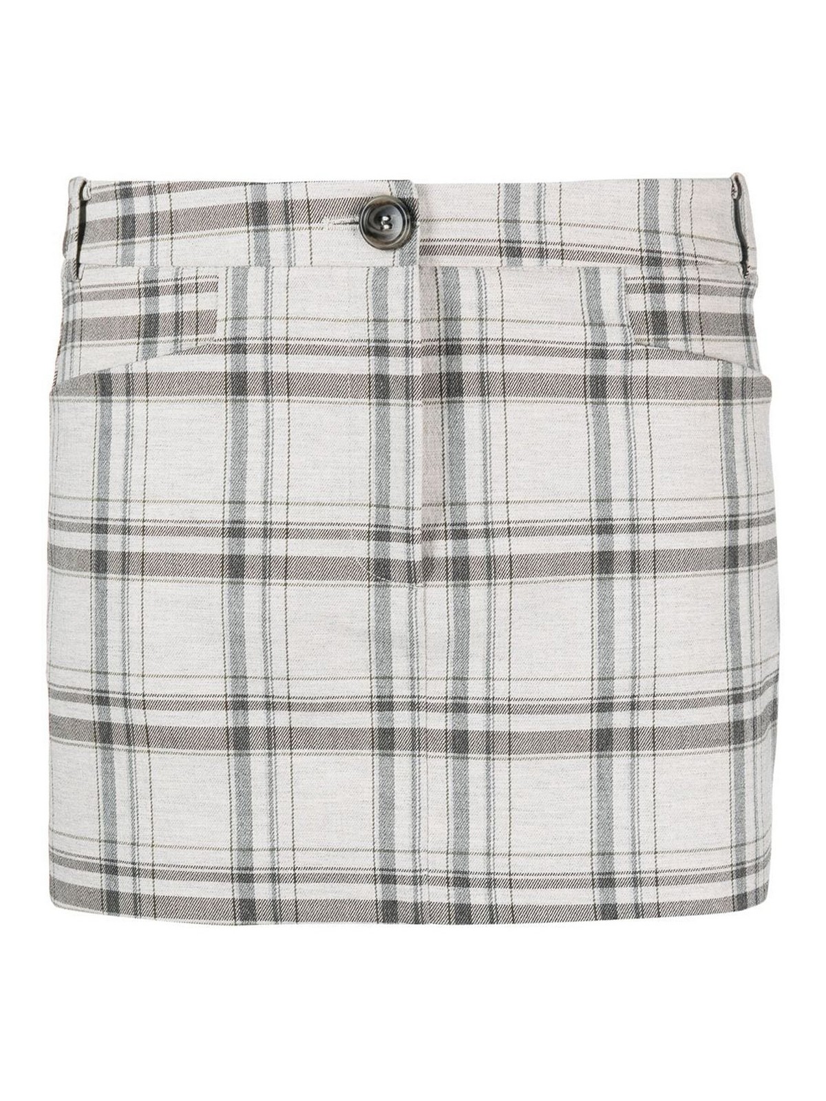 Patrizia Pepe Mini skirt - Grey - Women | 8G0352A7U2XV91