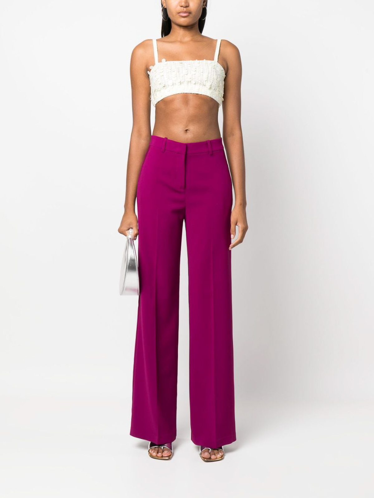 Pinko `ottetto` pants - Purple - Women | 101801A15RVIB