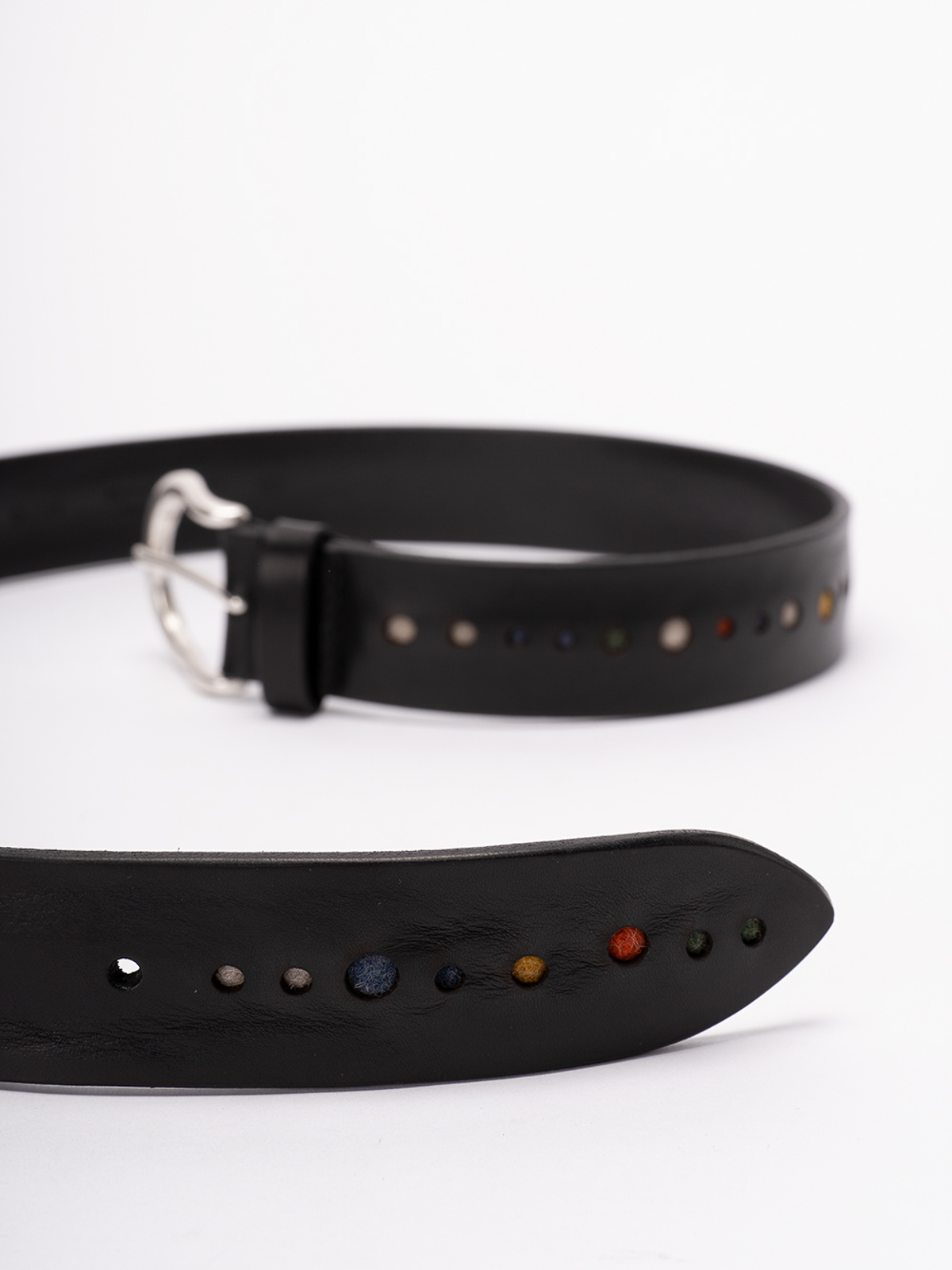 Belts Orciani - `bull wool` leather belt - U08231BLLNER