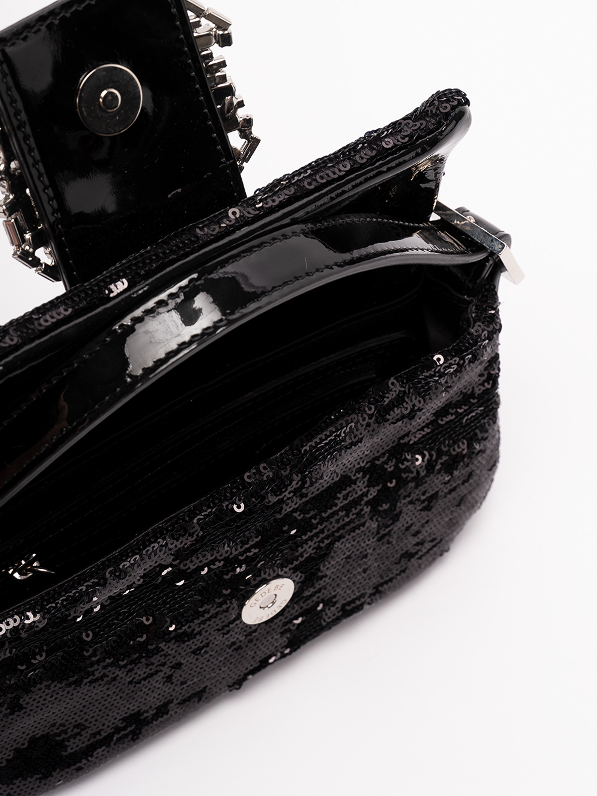 Gedebe `mini habibi` sequins mini bag - Black | MINIHBBSEQNSBLACK