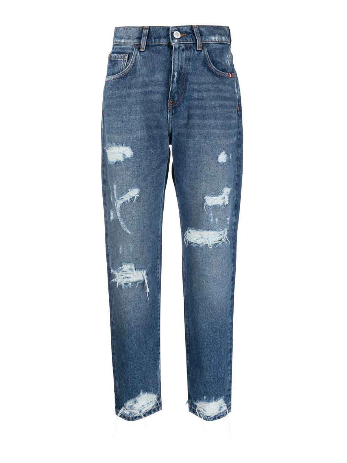 Bootcut jeans Amish - Distressed-effect jeans - AMD000D4352384999