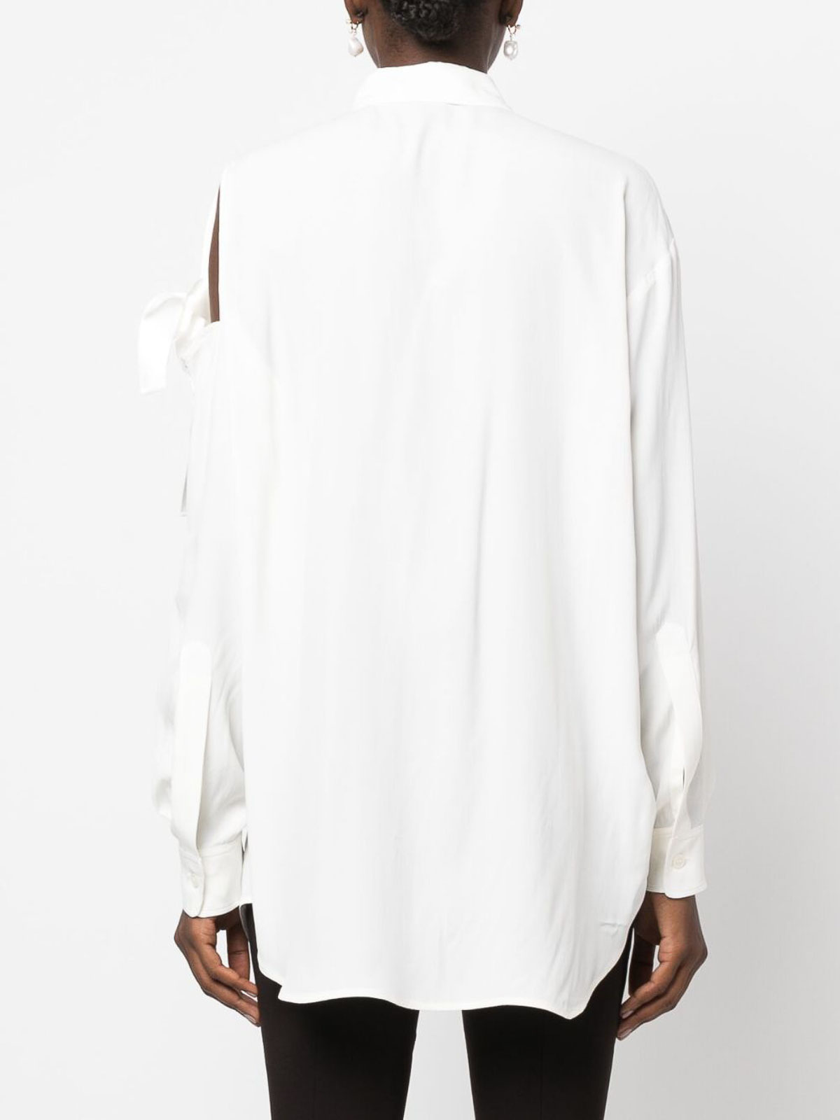 Shirts Pinko - Bow-Detail Shirt - 1022148889Z00 | Shop online at THEBS