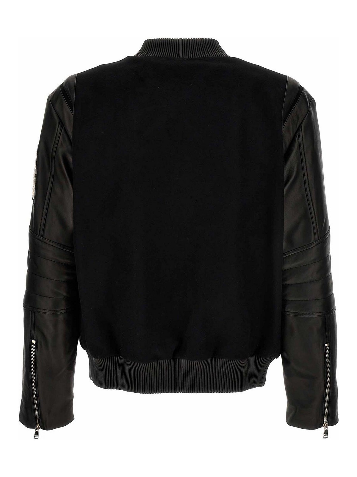 Balmain baseball bomber jacket - Black - Men | BH1TF335PB86EAC