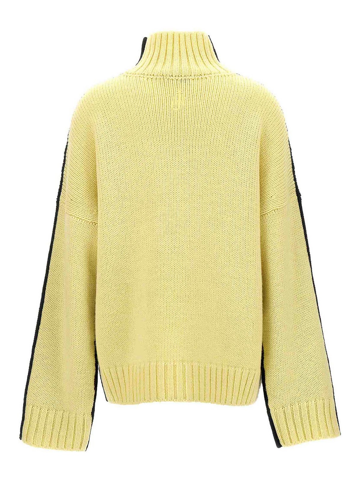 Cardigans J.W. Anderson - Logo embroidery two-color sweater ...