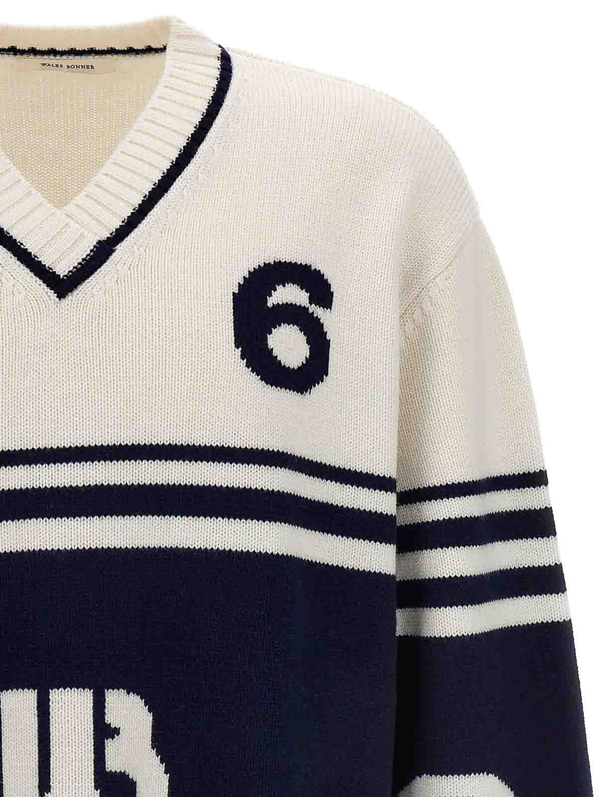 Cardigans Wales Bonner - motif sweater - MA23KN07KN04510 | thebs.com