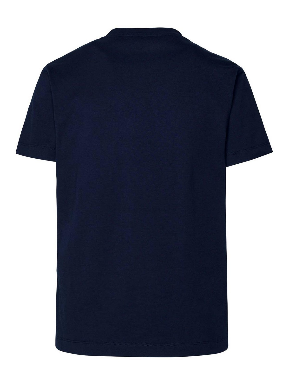 M.S.G.M. Logo T-shirt - Dark Blue - Women | 3541MDM50023779889