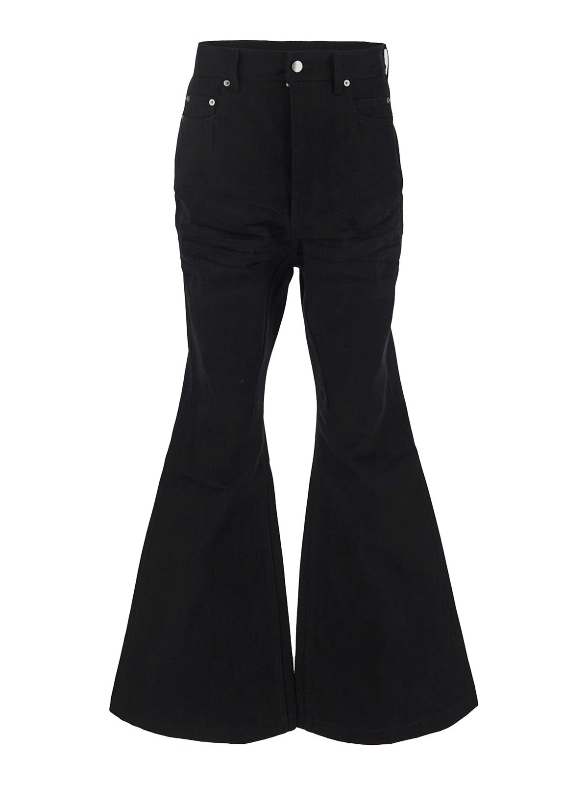Rick Owens Jean Bootcut - Noir - Noir - Homme | RR02C7335HBLK09