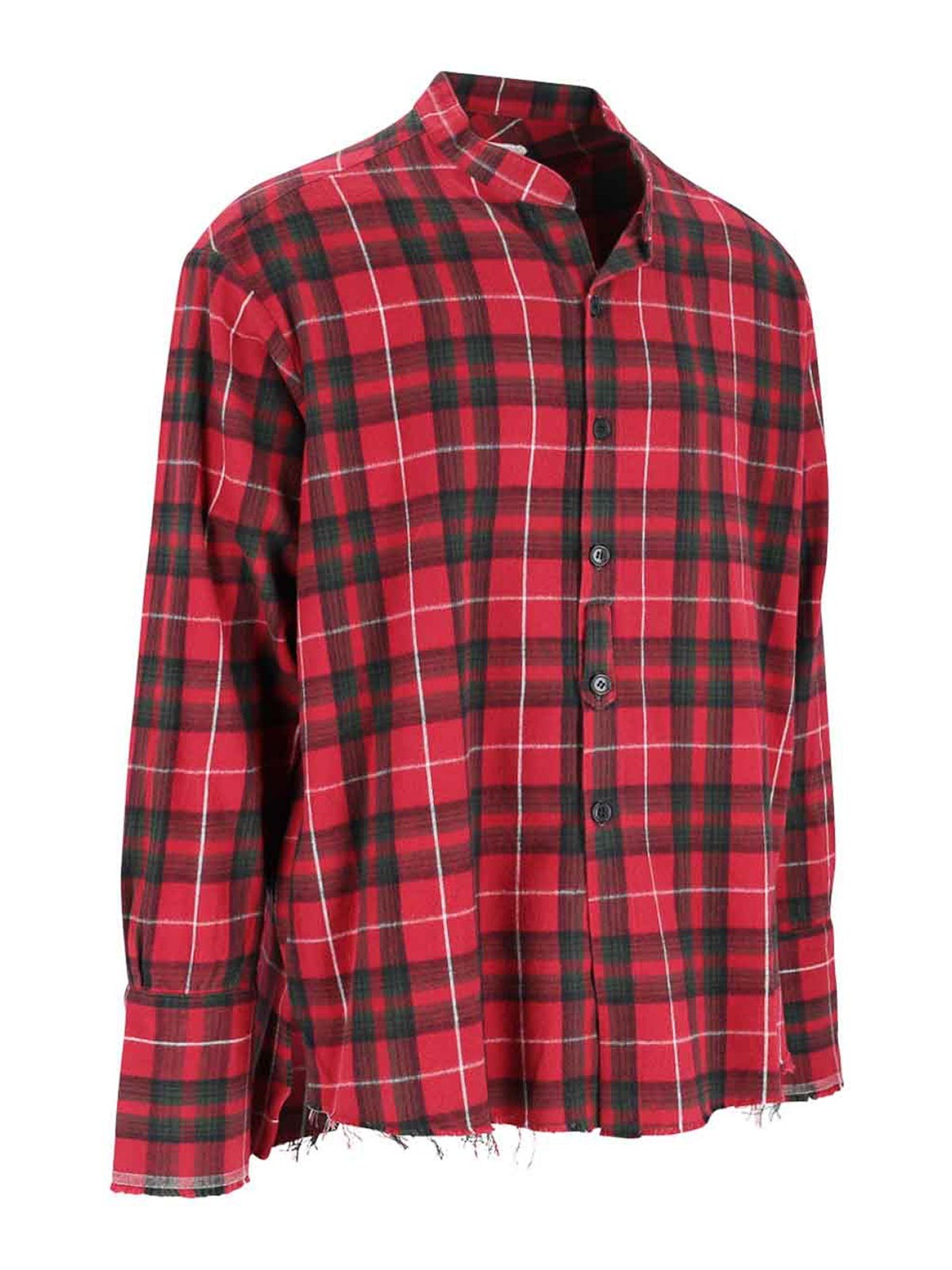 Greg Lauren Chemise - Rouge - Rouge - Homme | FM115REDP