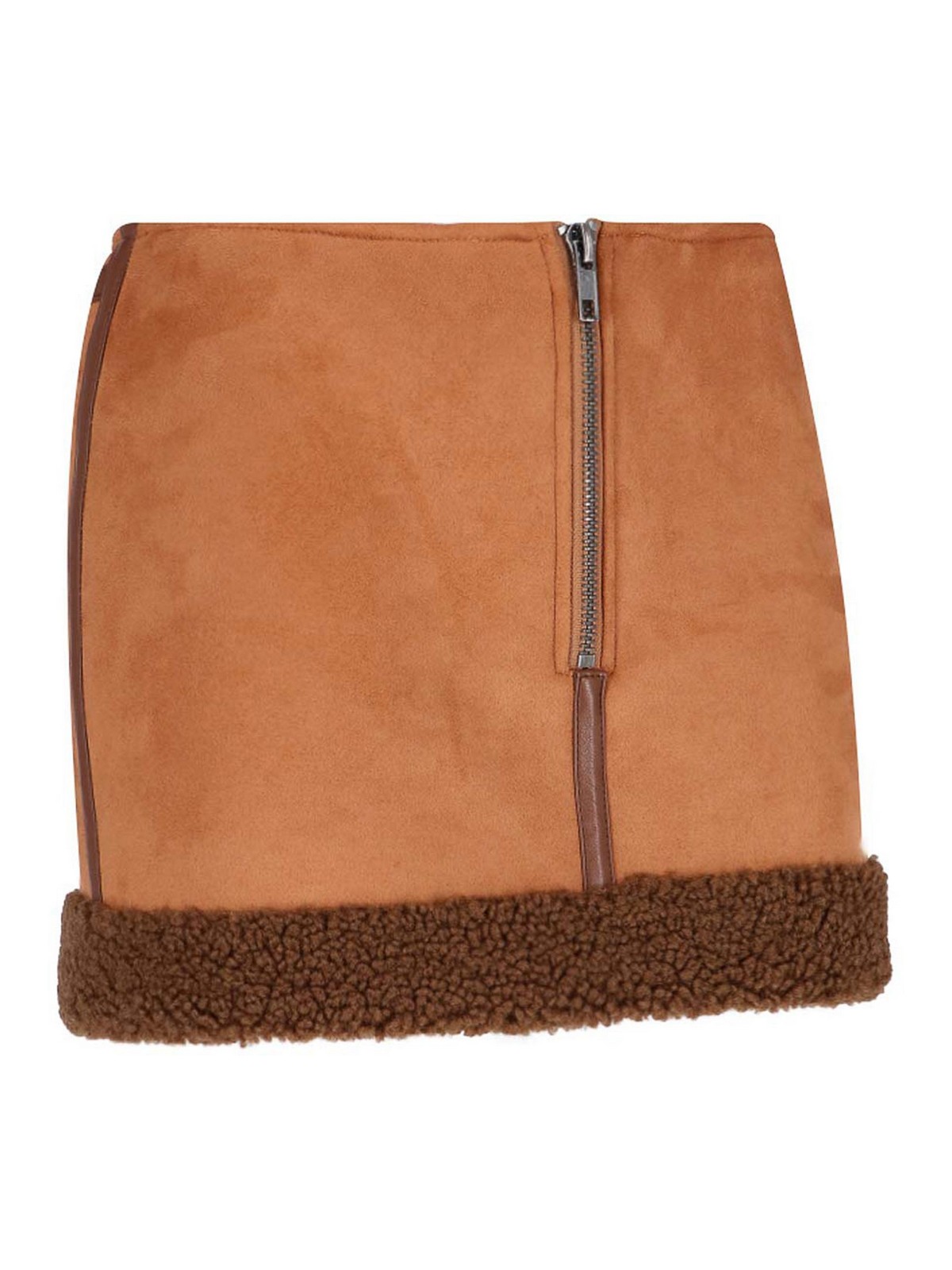 Knee length skirts & Midi Rotate Birger Christensen - Faux shearling ...