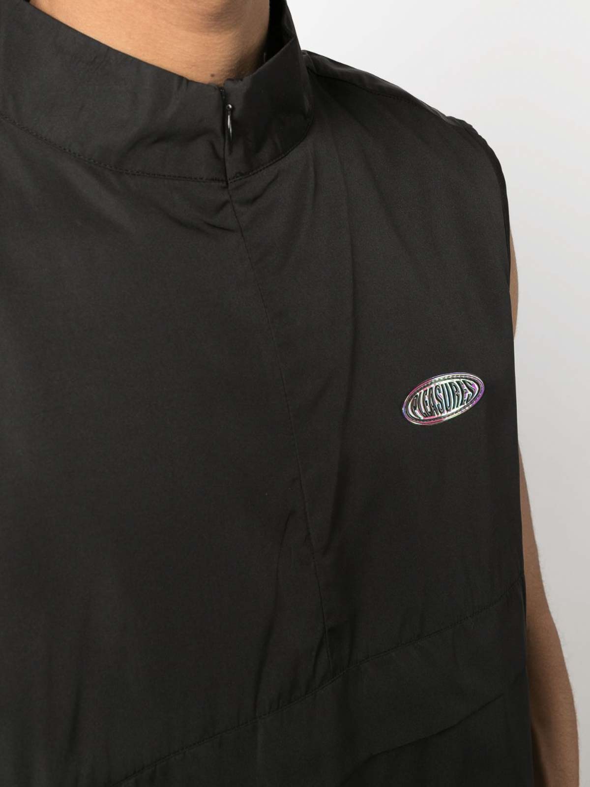 Vests Pleasures - Disguise vest logo - P23SU003BLACK
