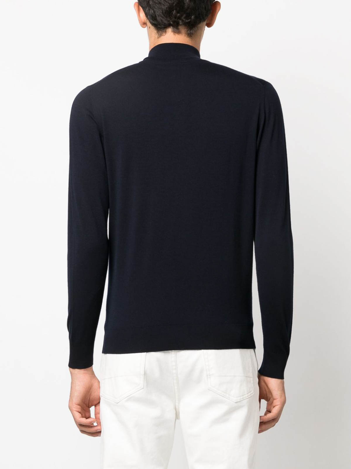 Turtlenecks & Polo necks Colombo - Wool mock neck sweater ...